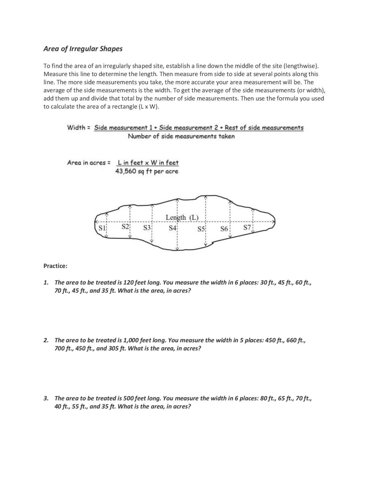 Area Of Irregular Shapes Slides Calculus Docsity