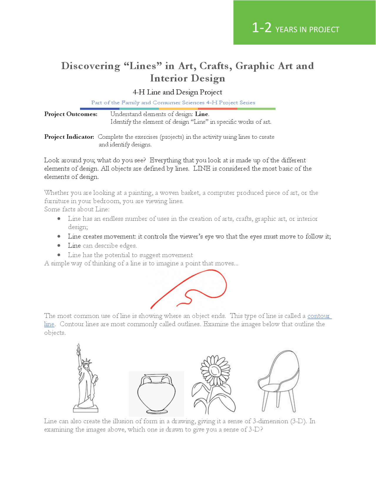 Discovering “Lines” in Art, Crafts, Graphic Art and Interior Design | Schemes and Mind Maps Art ...