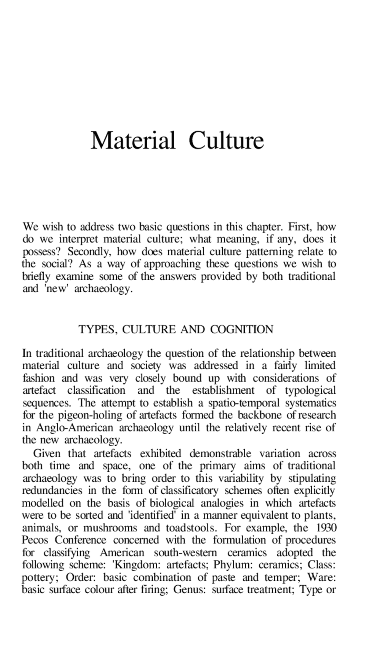 Material Culture | Lecture notes Design | Docsity