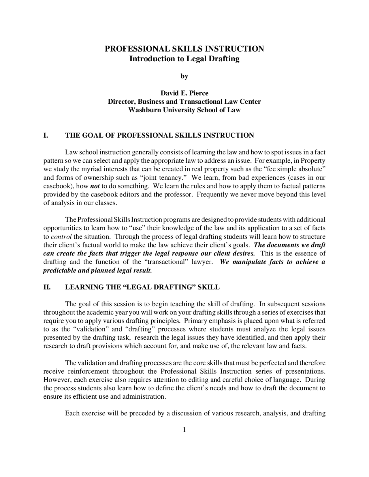 Introduction to Legal Drafting | Study Guides, Projects, Research Law ...