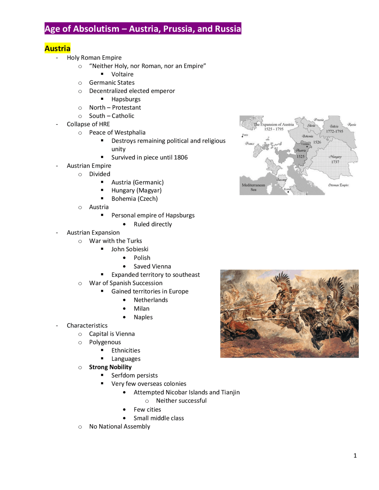 Age of Absolutism: Austria, Prussia, and Russia - Comparative Analysis ...
