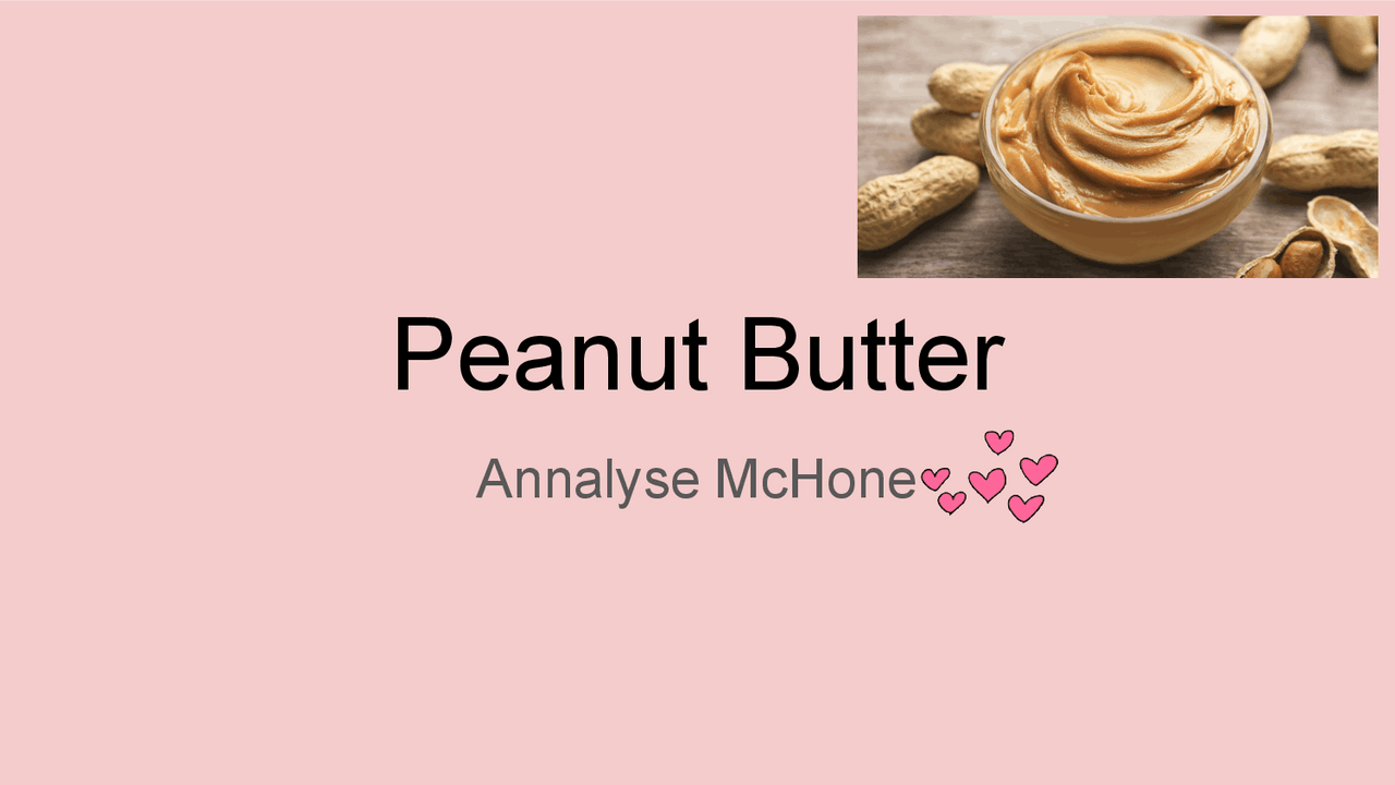 Peanut Butter | Schemes and Mind Maps History | Docsity