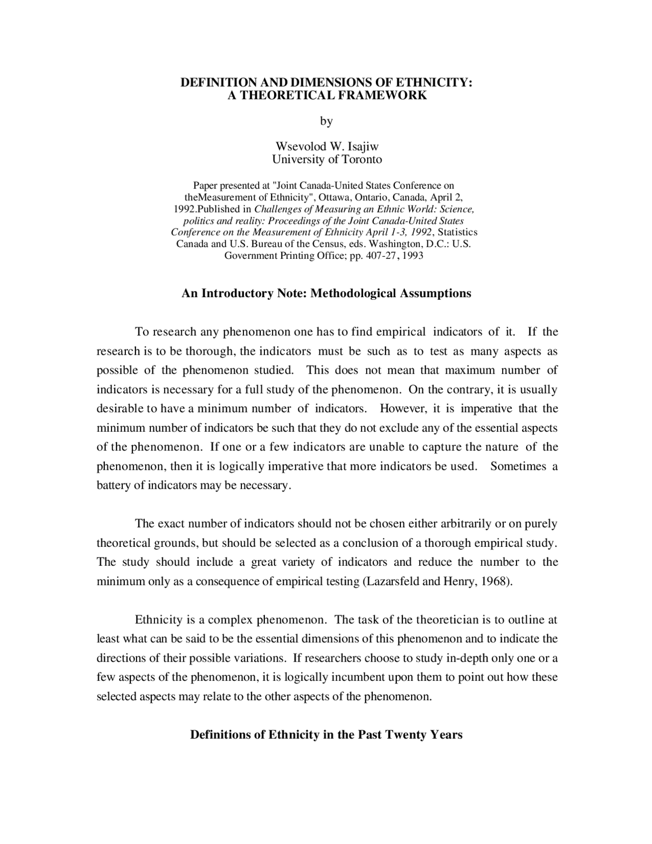 Definition And Dimensions Of Ethnicity Summaries History Docsity