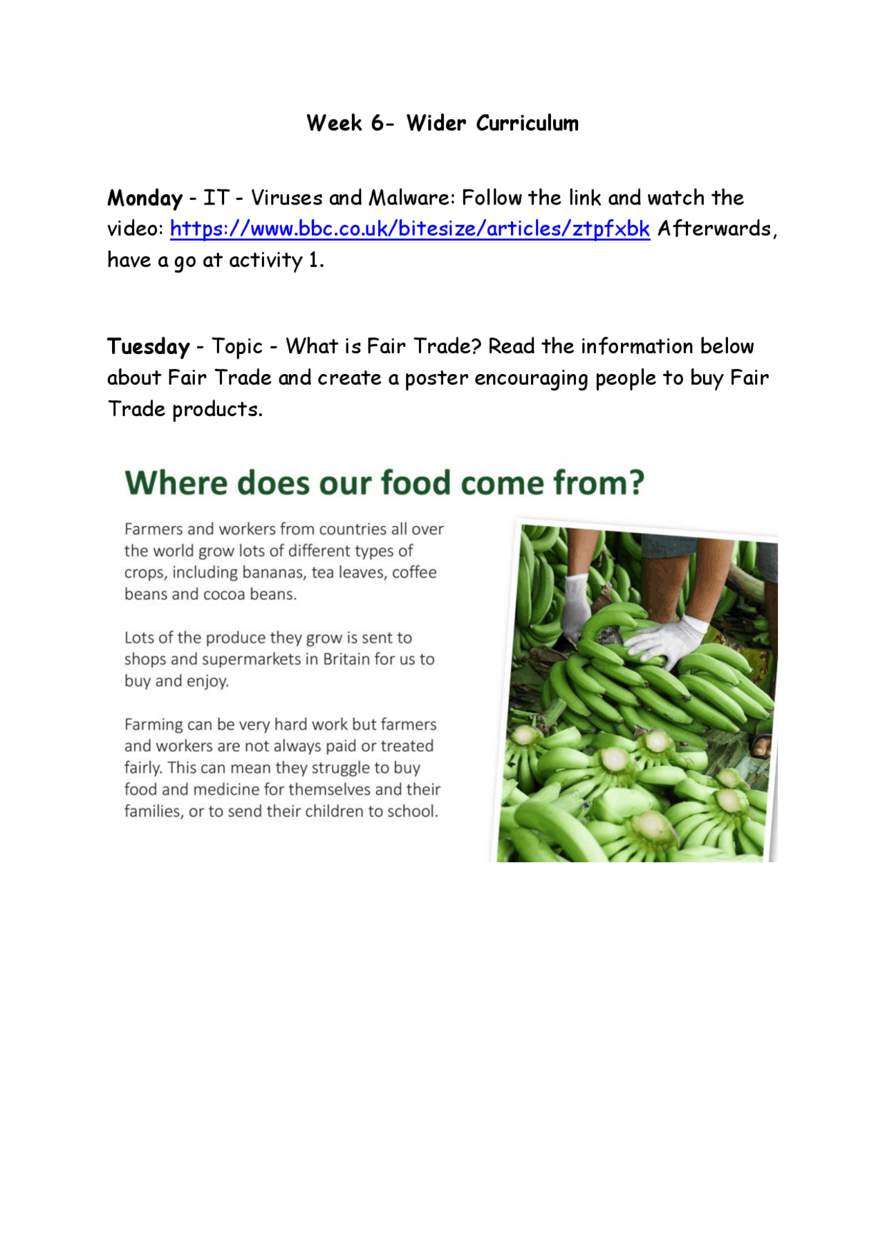 Week 6 Wider Curriculum Lecture Notes Geography Docsity