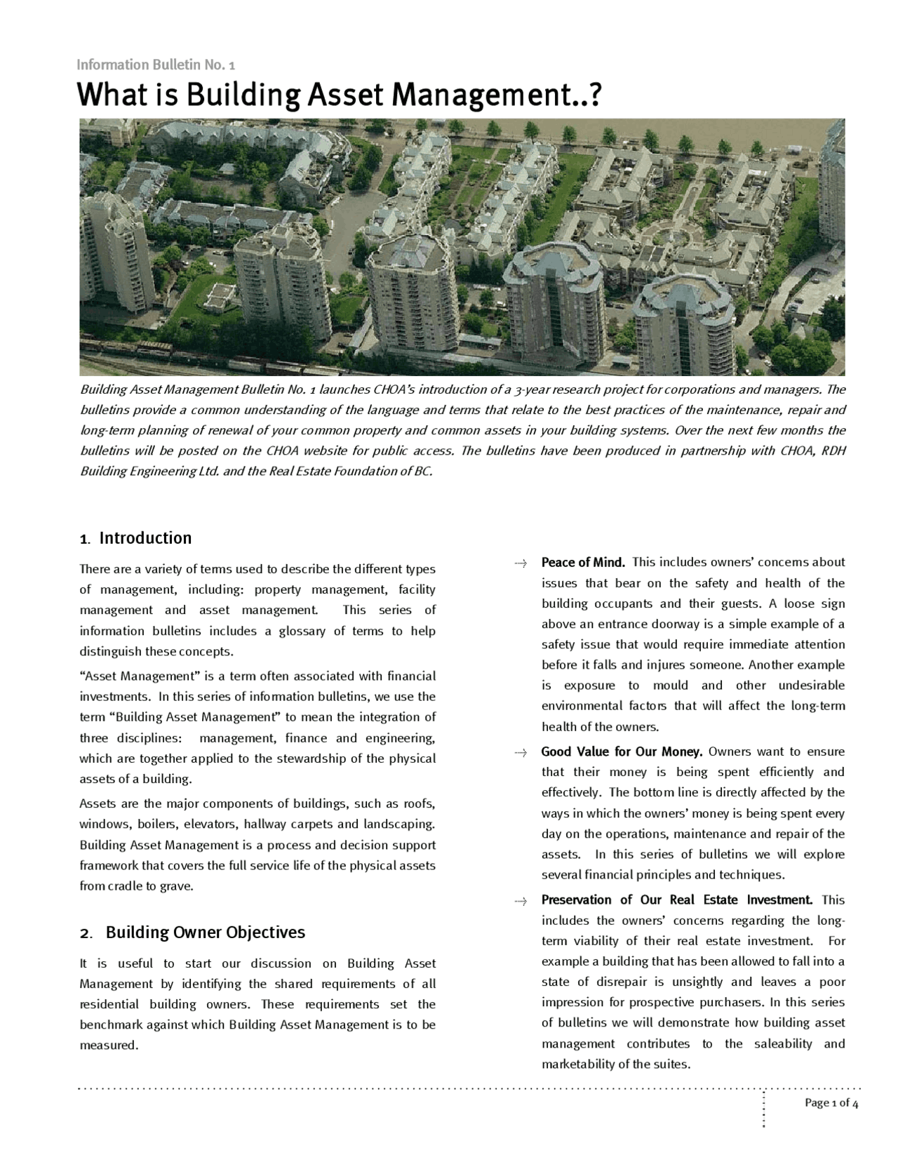 What Is Building Asset Management Exercises Engineering Docsity