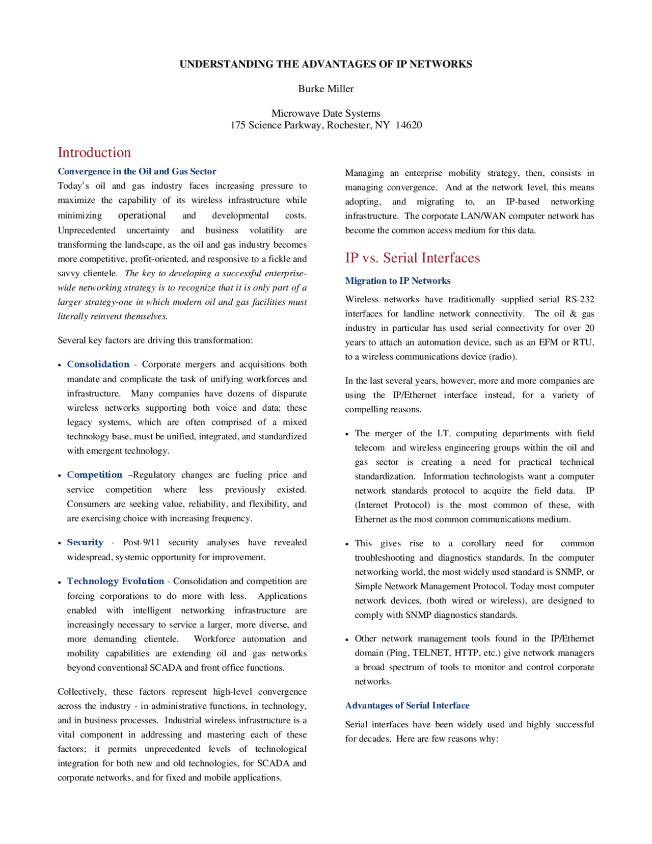 UNDERSTANDING THE ADVANTAGES OF IP NETWORKS | Study notes Computer ...