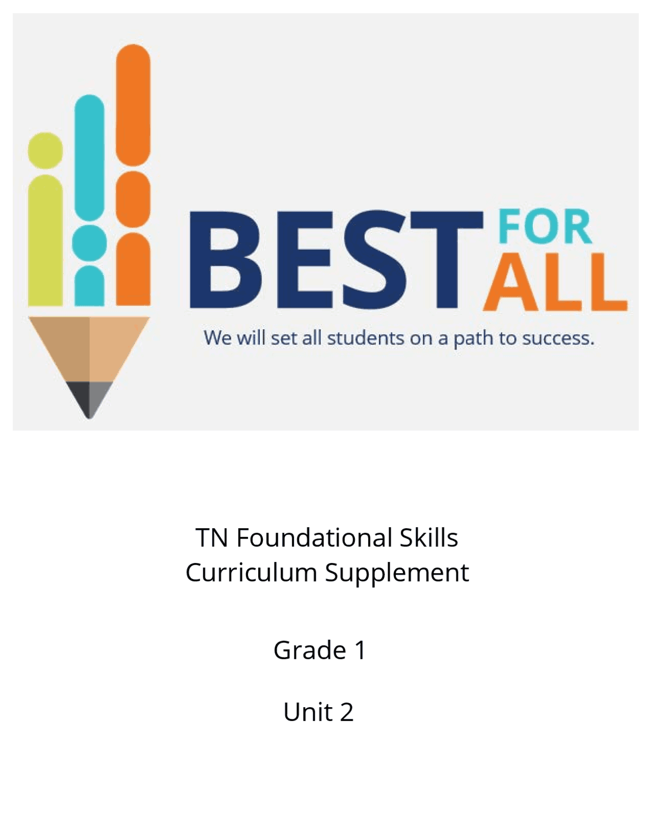 TN Foundational Skills Curriculum Supplement Grade 1 Unit 2 | Exercises ...