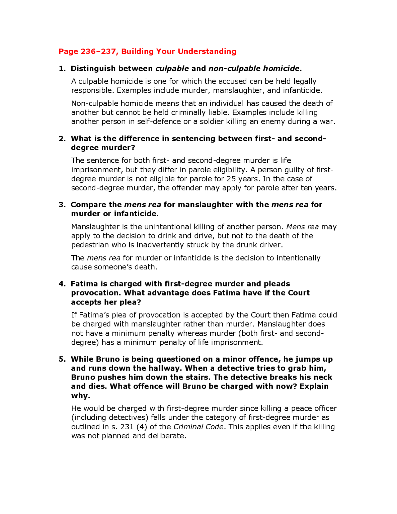 Page 236–237, Building Your Understanding | Lecture notes Literature ...