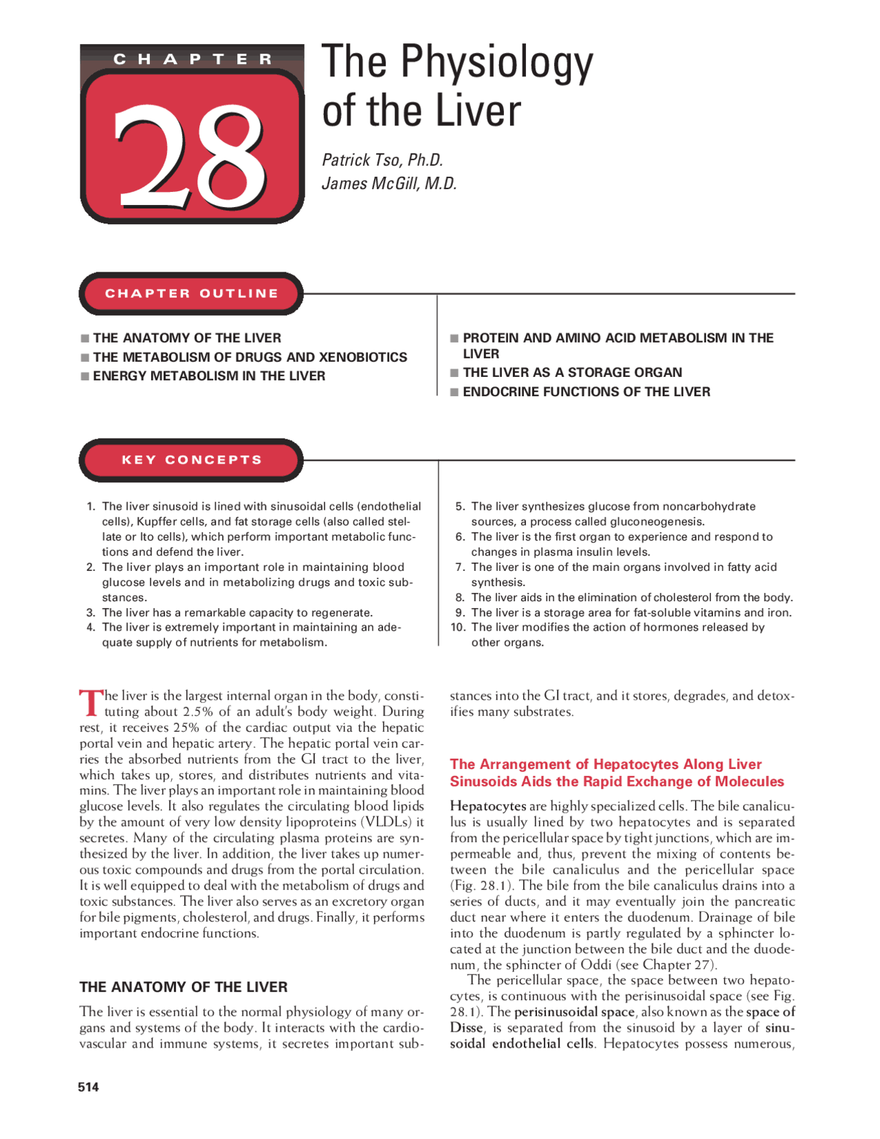 The Liver: Structure, Function, and Metabolism | Exams Physiology | Docsity