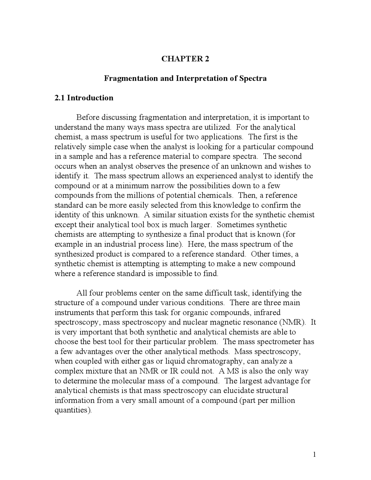Understanding Mass Spectrum Peaks: Nitrogen Rule and Rearrangements ...