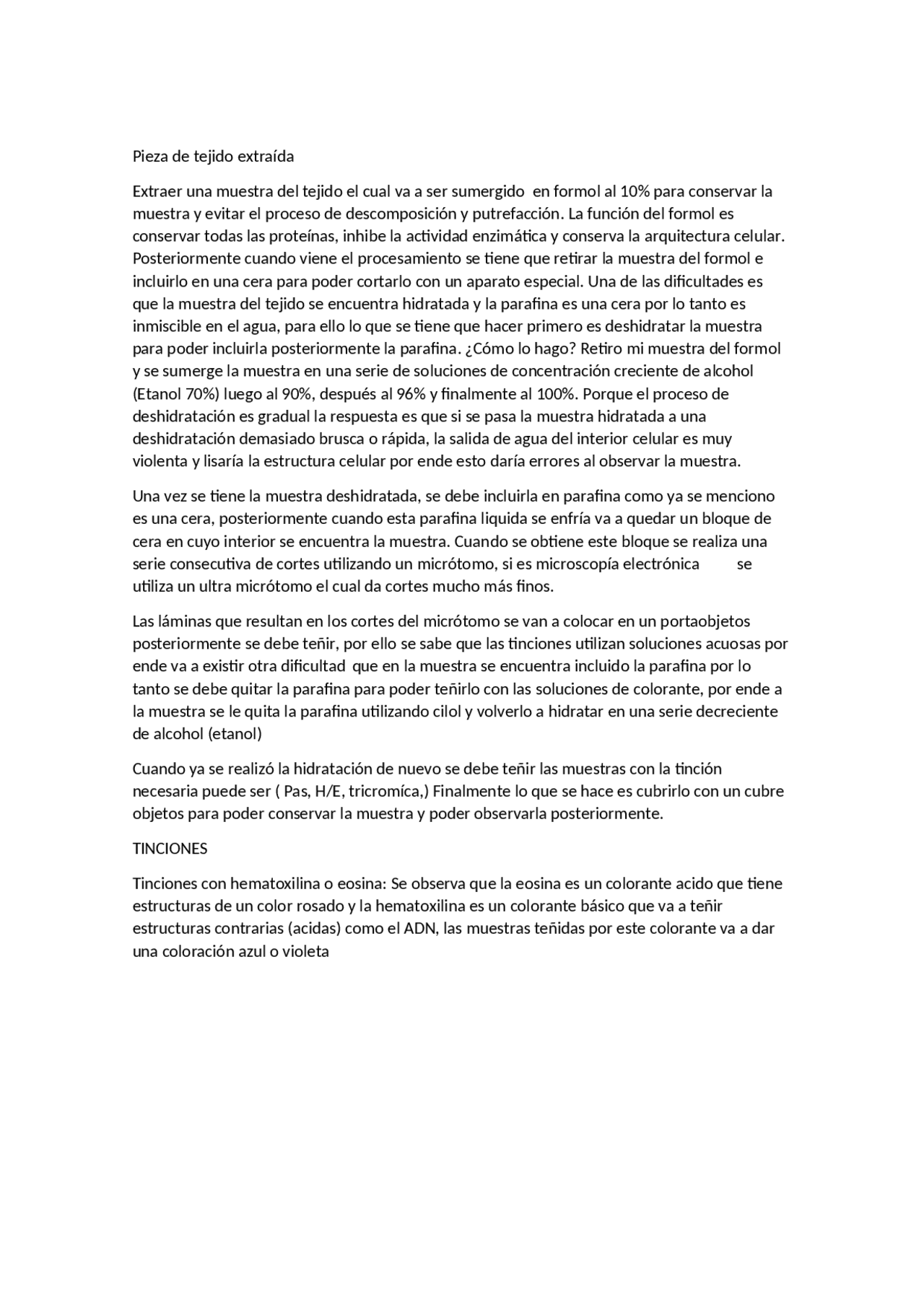 Documento De Resumen Informativo Resúmenes De Histología Docsity