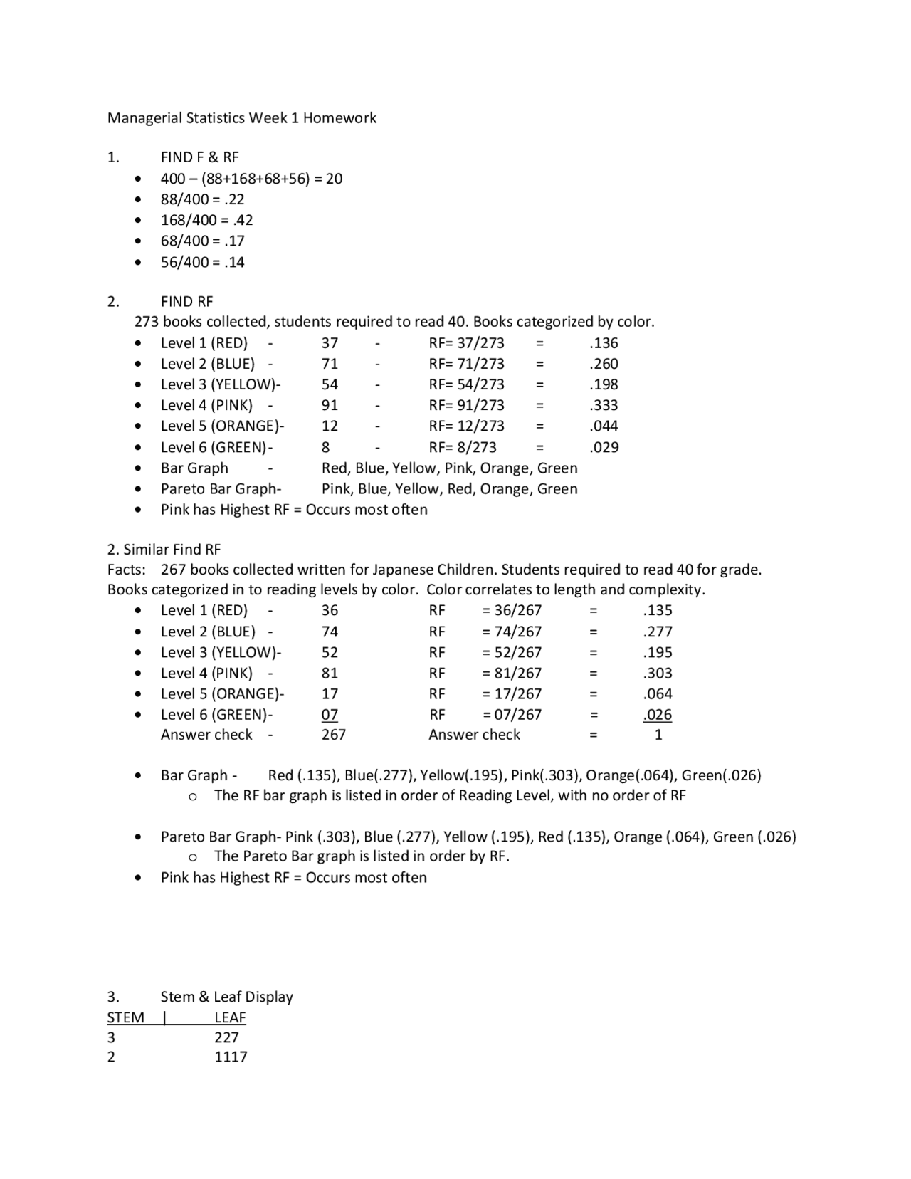 Math 533stats Hw Combined Exams Mathematics Docsity
