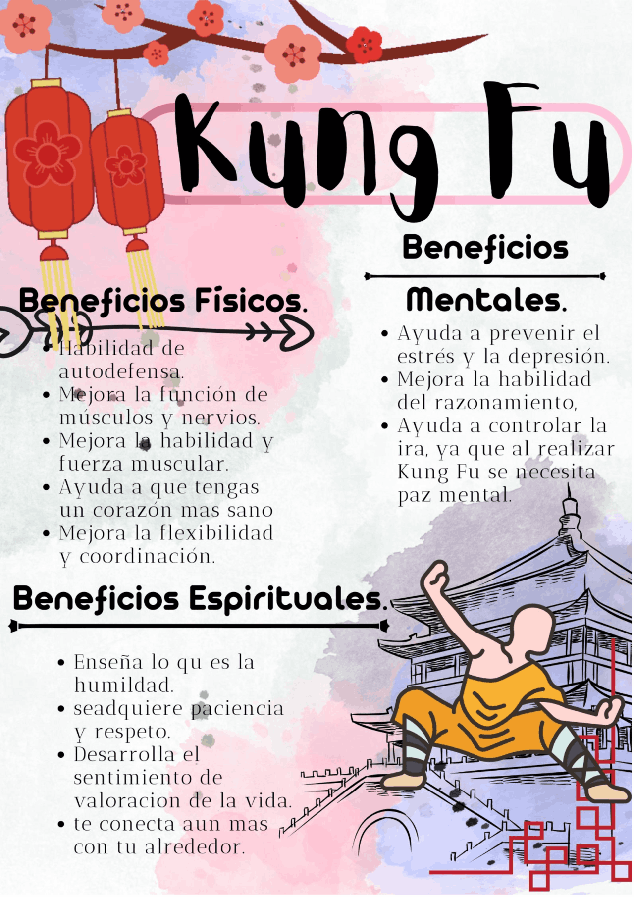 Kung fu beneficios físicos, espirituales | Resúmenes de Ciencias de la ...
