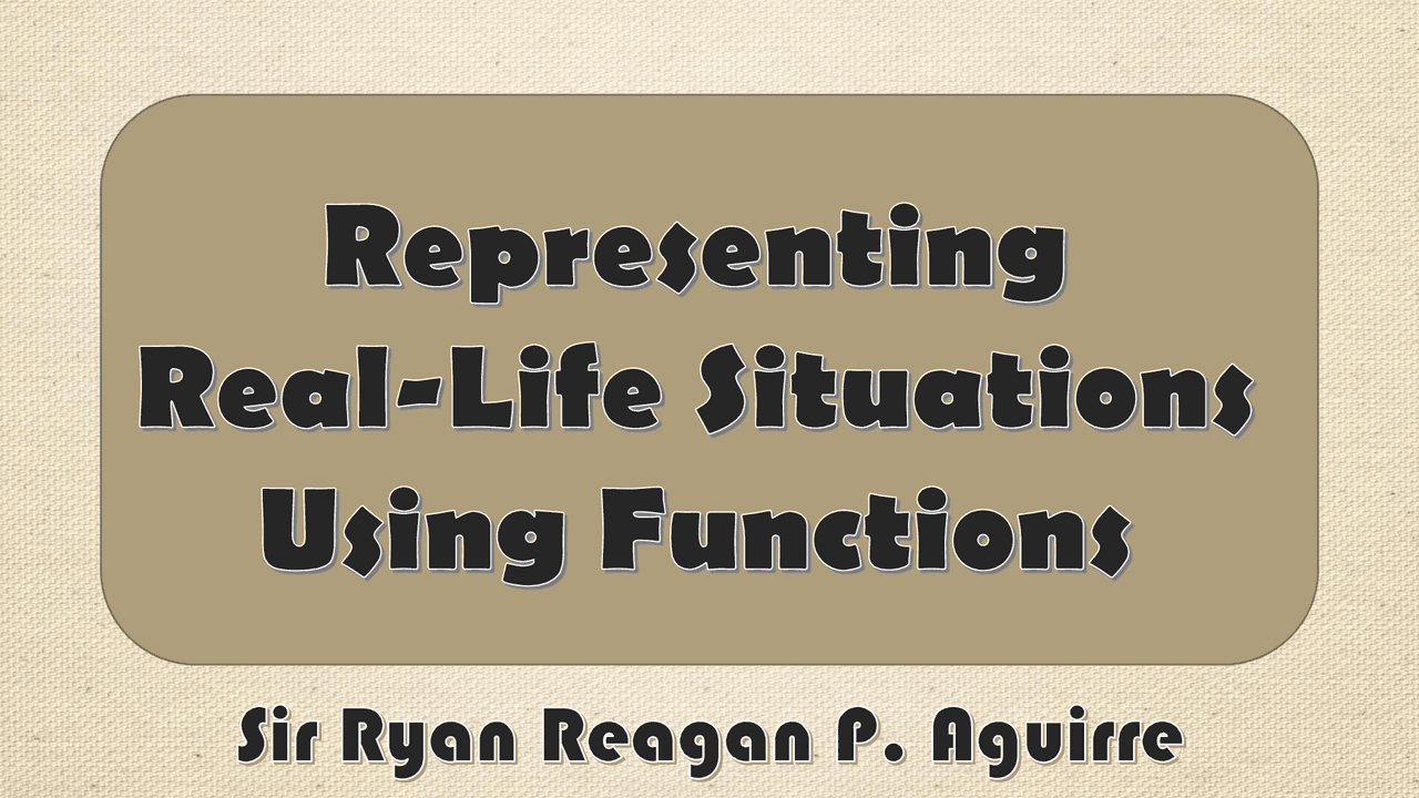 Real Life Situation Of Function Cheat Sheet Mathematics Docsity