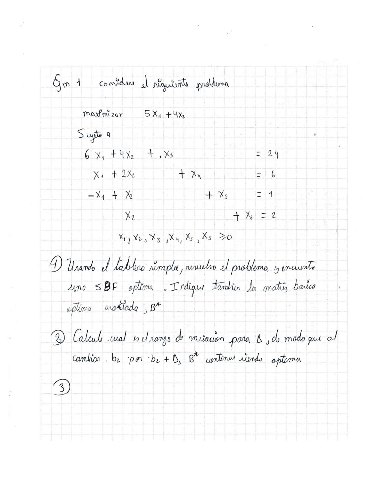Simplex M Grande Máx De Optimización Apuntes De Matemáticas Docsity