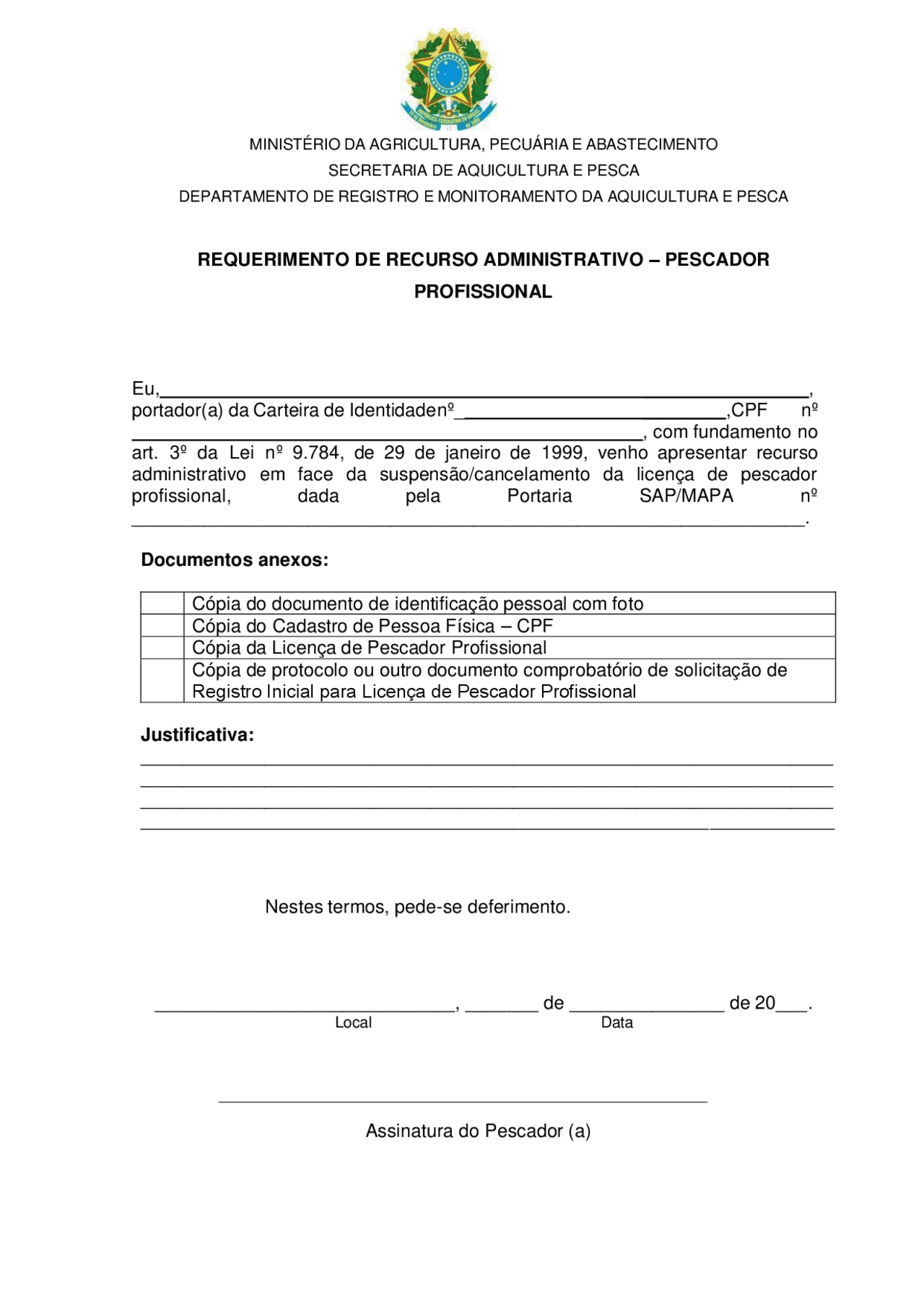 REQUERIMENTO DE RECURSO ADMINISTRATIVO | Resumos Direito do Trabalho ...