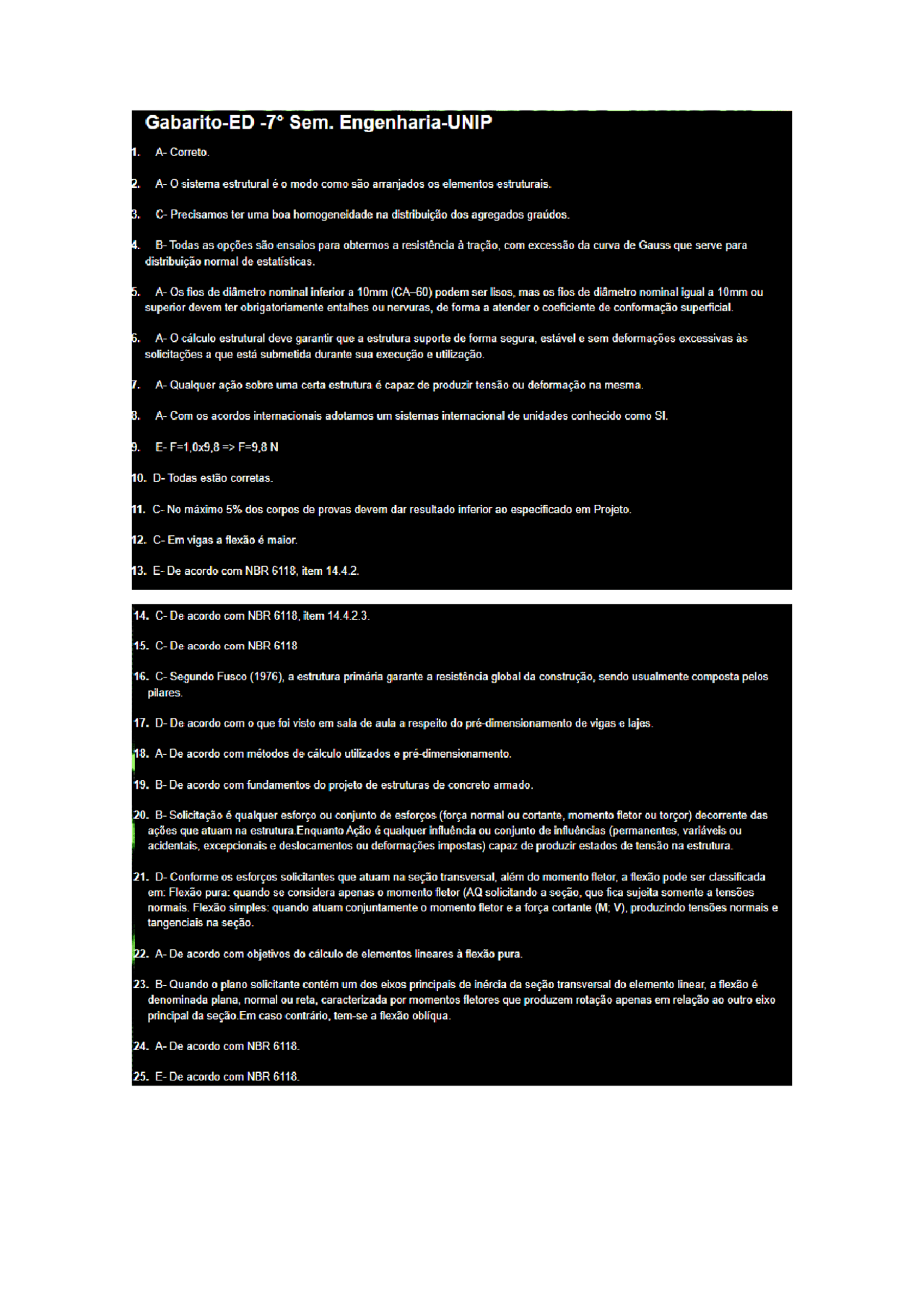 Ed Unip 7 Semestres Exercícios Cálculo Docsity