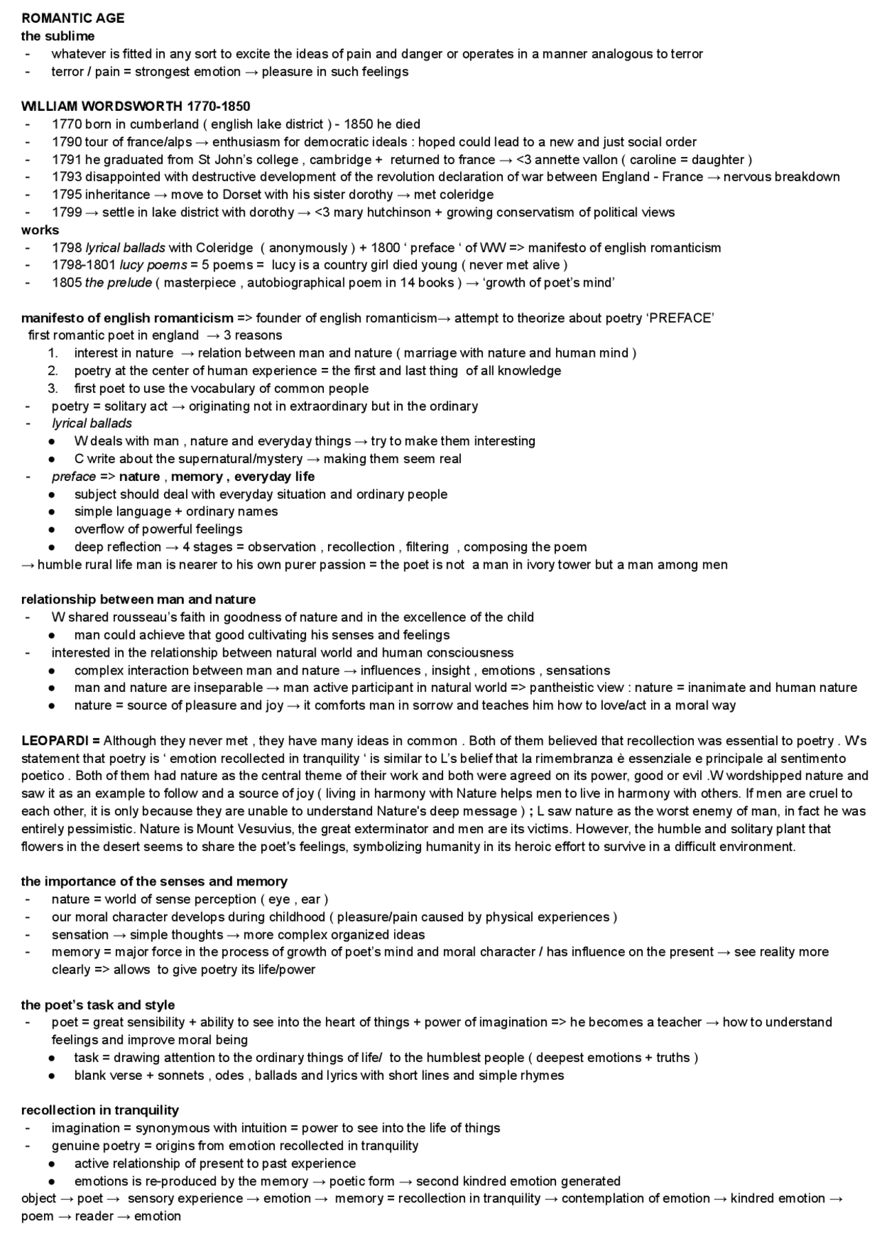 INGLESE ( programma integrale 4/5 superiore , maturità ) | Appunti di Inglese | Docsity