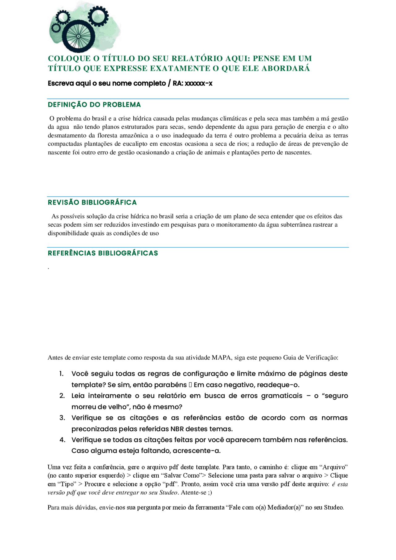 Mapa Introdução A Engenharia Resumos Engenharia Civil Docsity