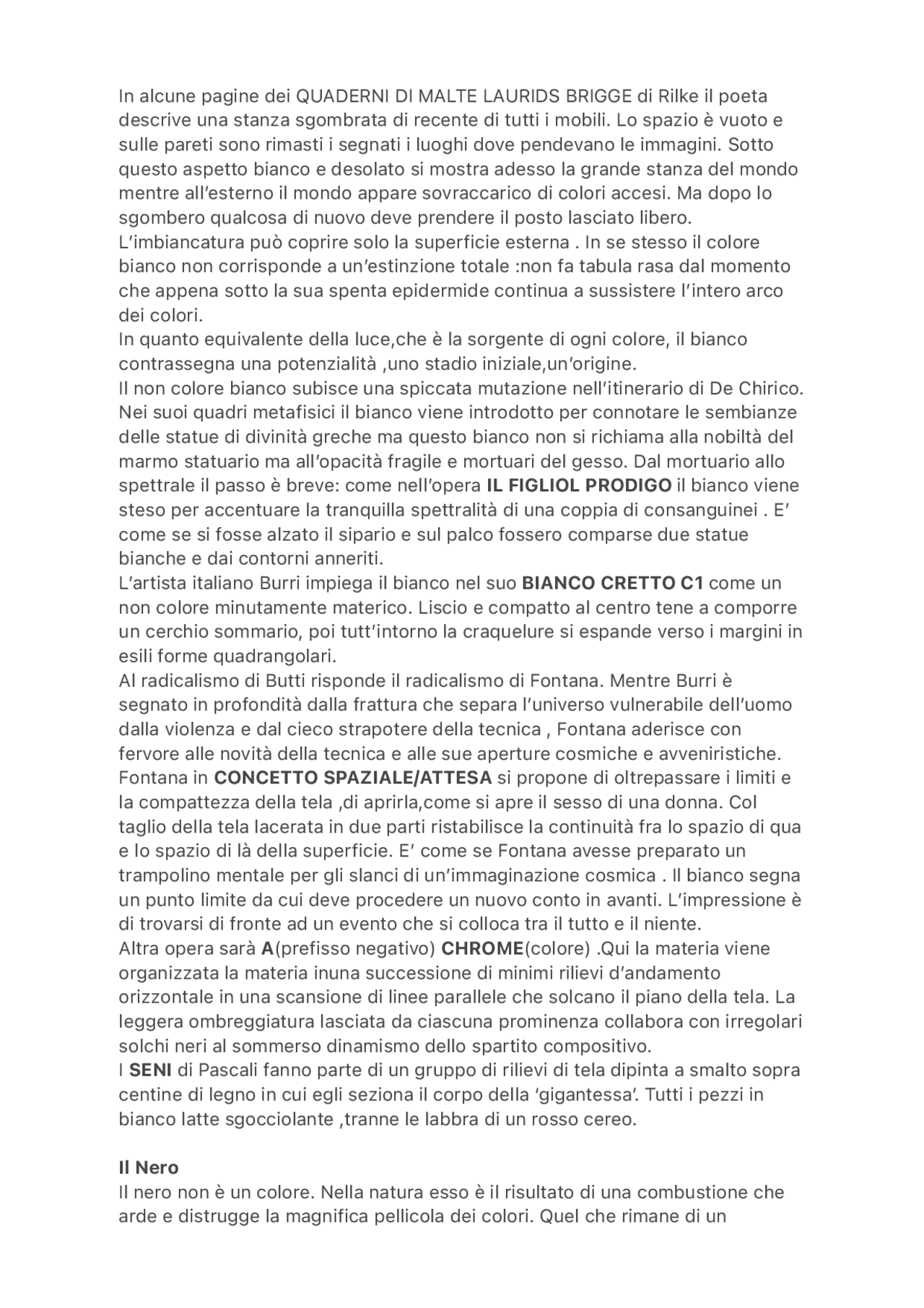 Riassunto Del Libro Di Tutti I Colori Di Boatto Schemi E Mappe