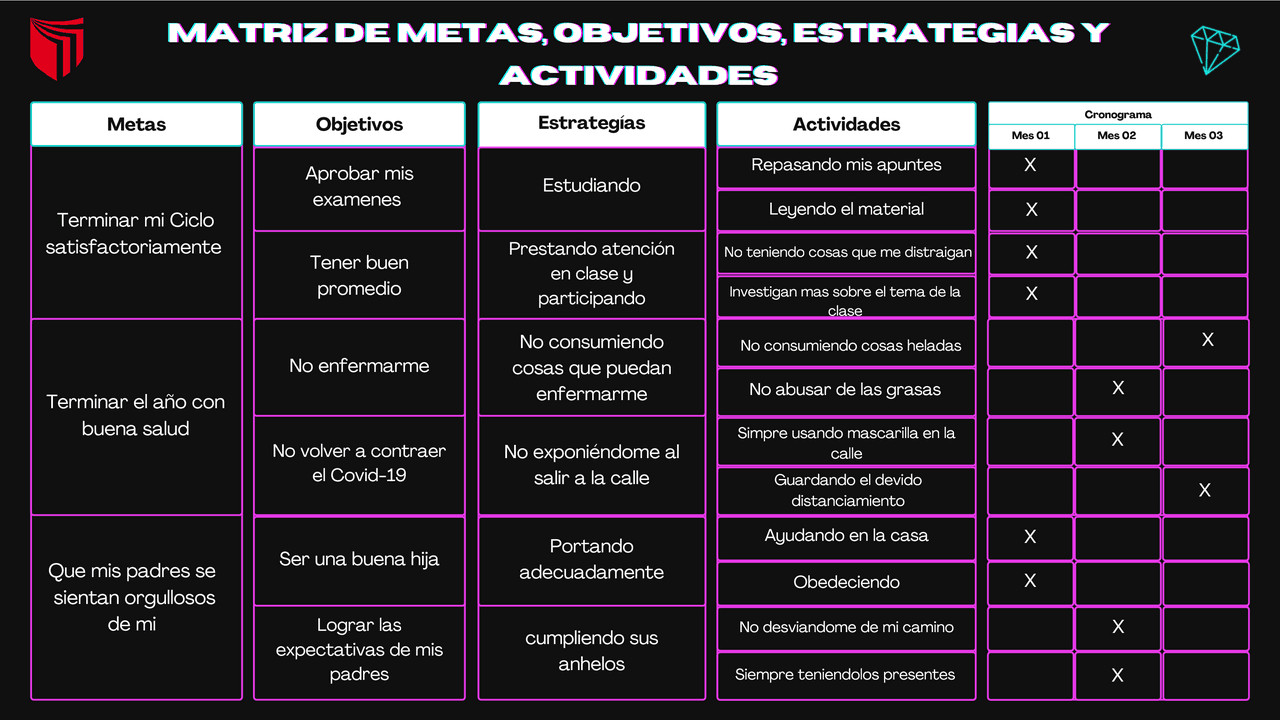 Plan de Metas Personales: Objetivos, Estrategias y Actividades ...
