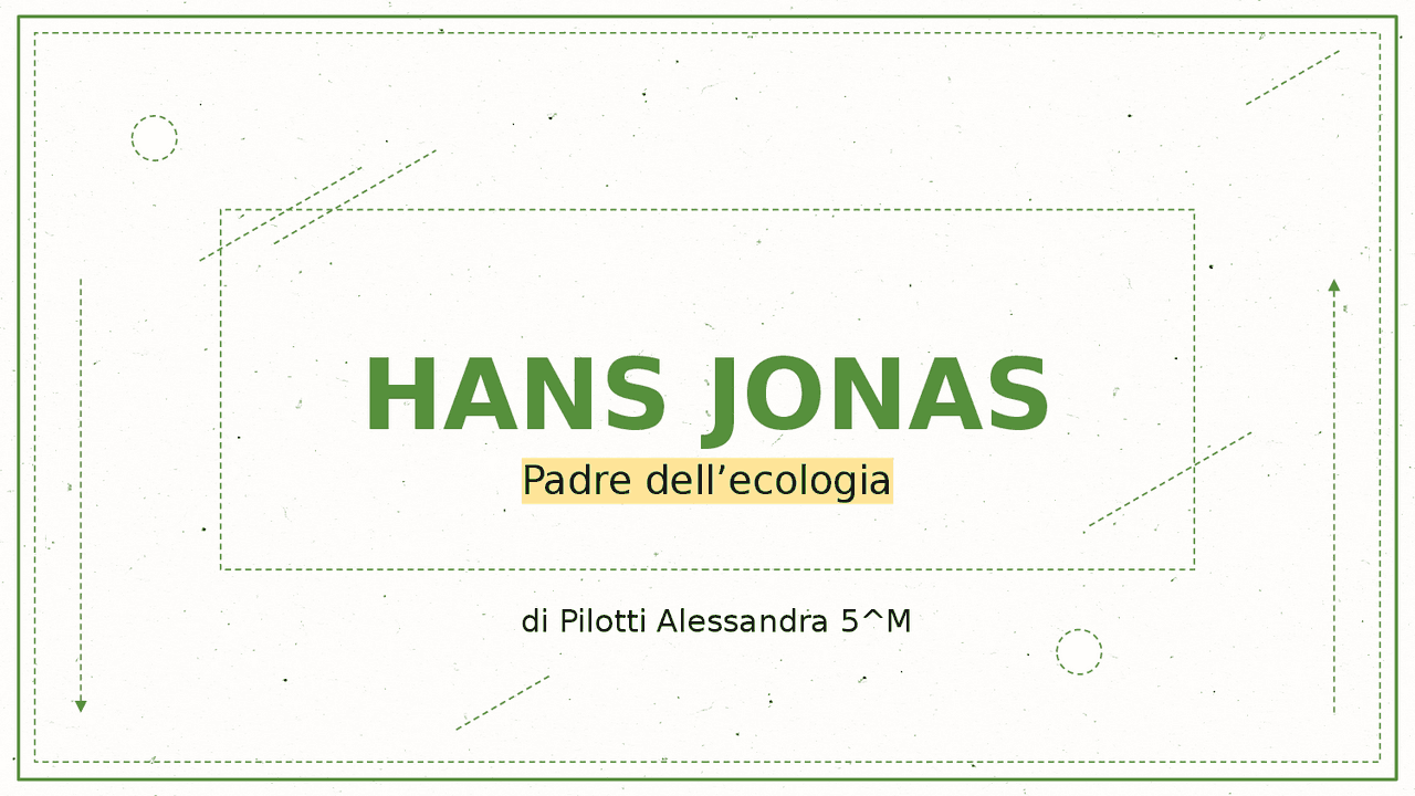 Hans Jonas: il padre dell'ecologia, vita e opere | Slide di Filosofia ...