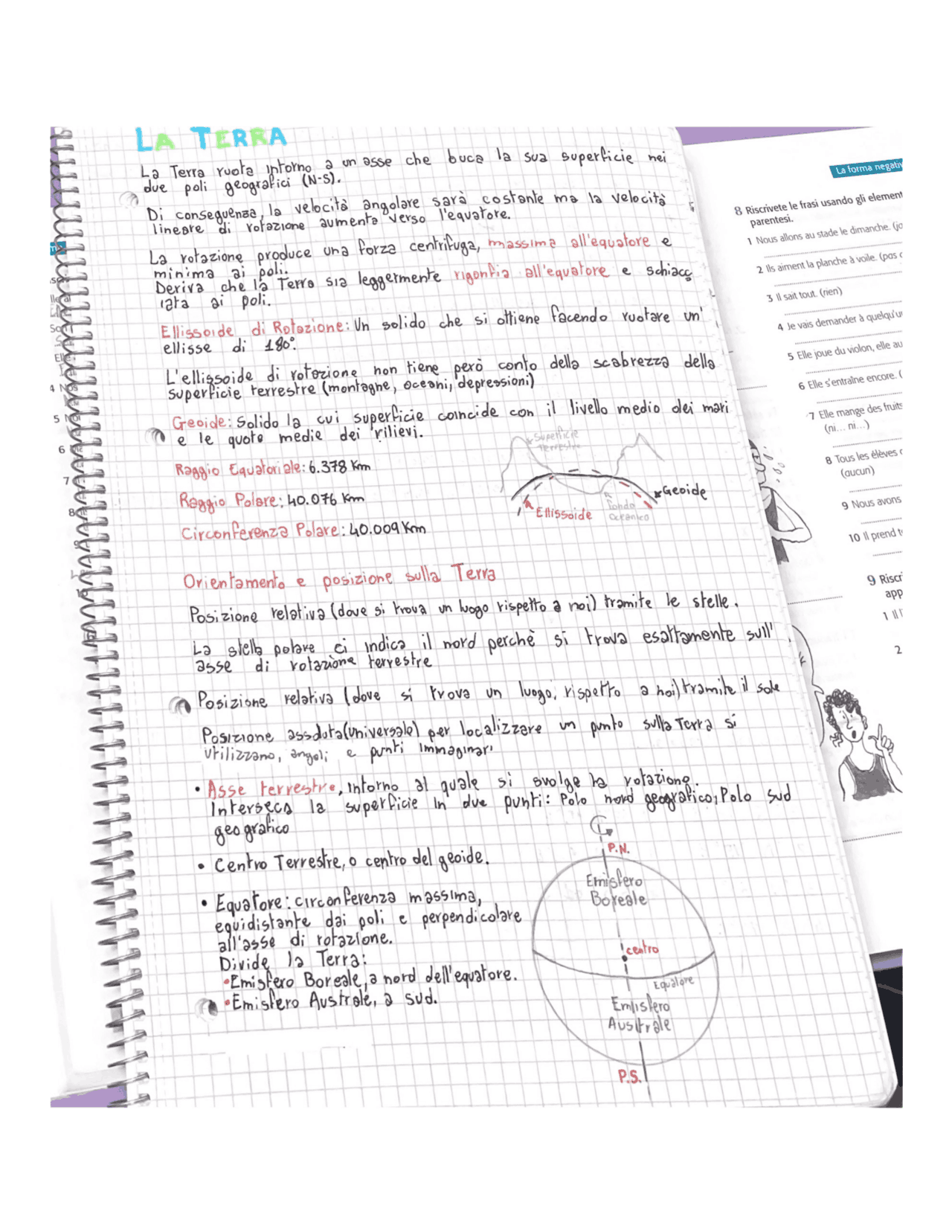 Paralleli e meridiani della Terra | Appunti di Scienze della Terra ...