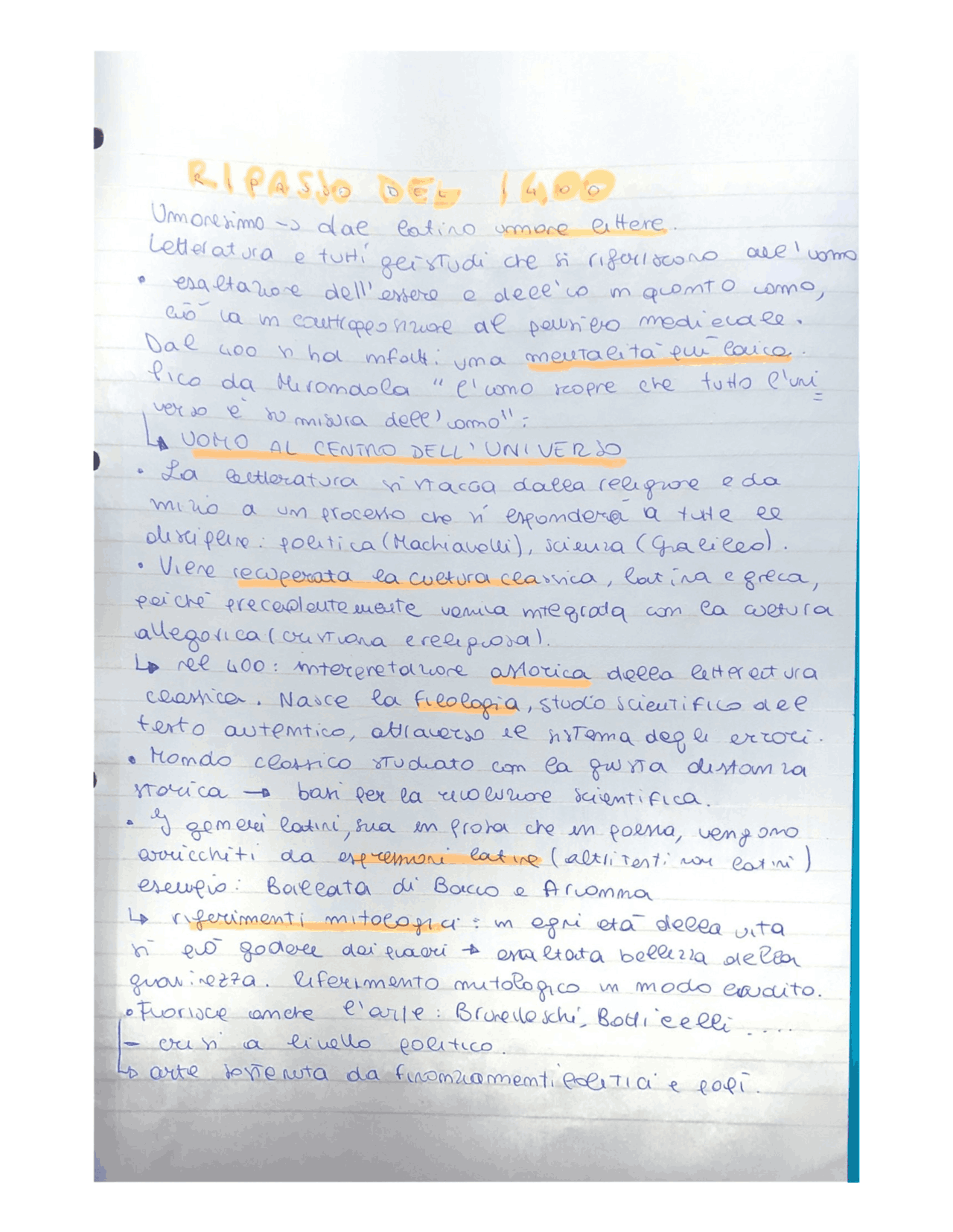Niccolò Machiavelli Appunti Di Italiano Docsity