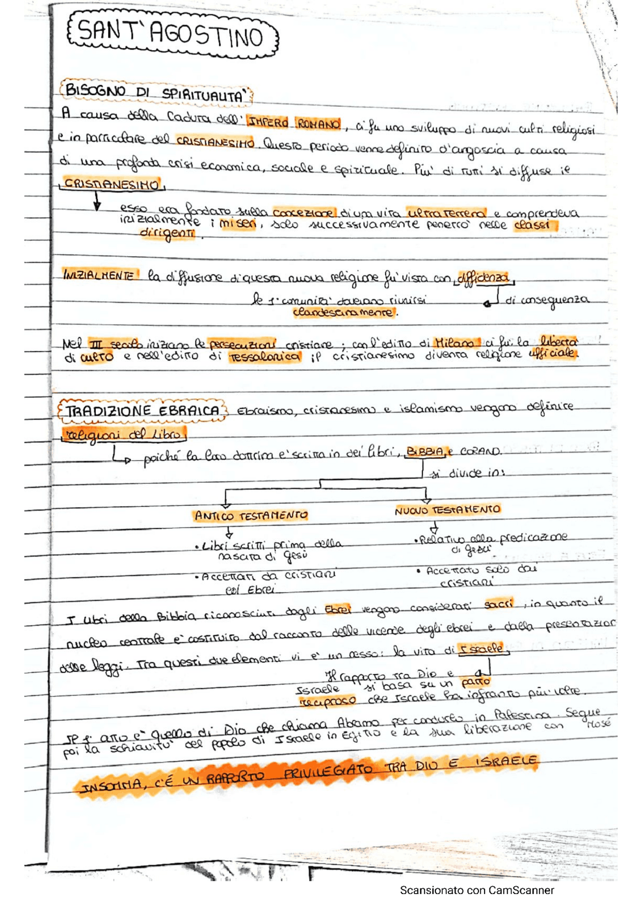 Filosofia E Storia Di Santagostino Schemi E Mappe Concettuali Di