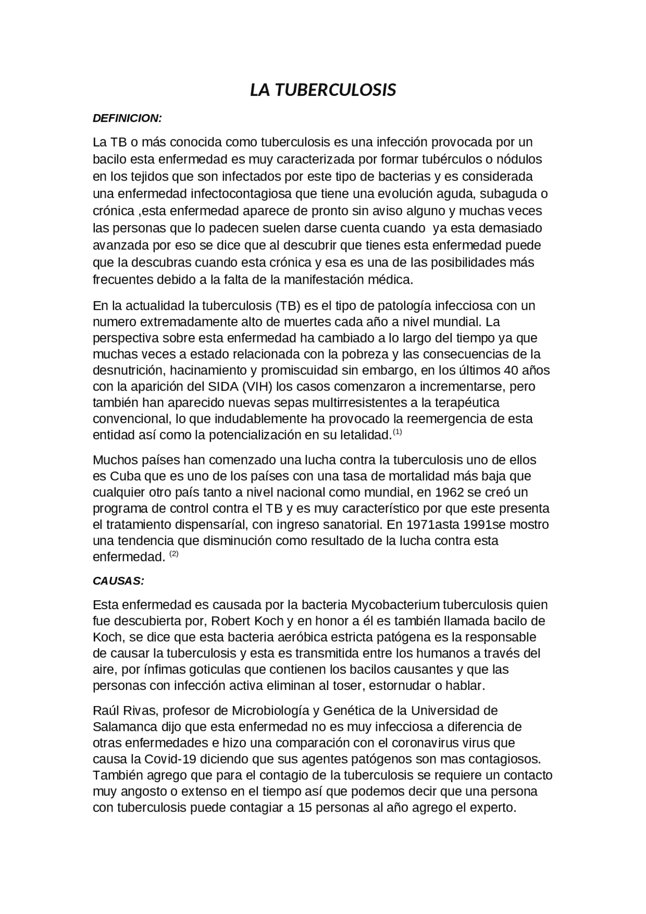 La Tuberculosis: Definición, Causas, Tipos y Tratamiento | Esquemas y ...