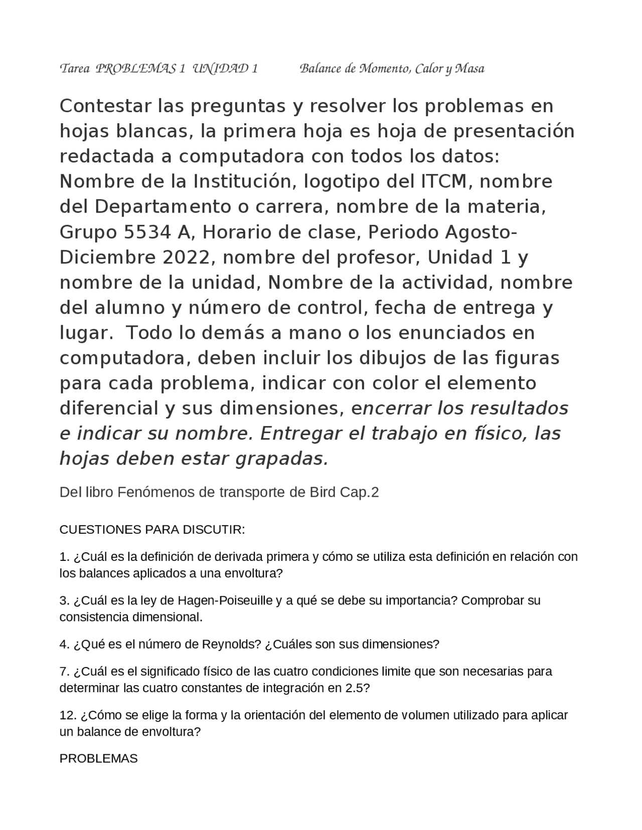 Apuntes De Clase Fisicoquímica Apuntes De Química Docsity