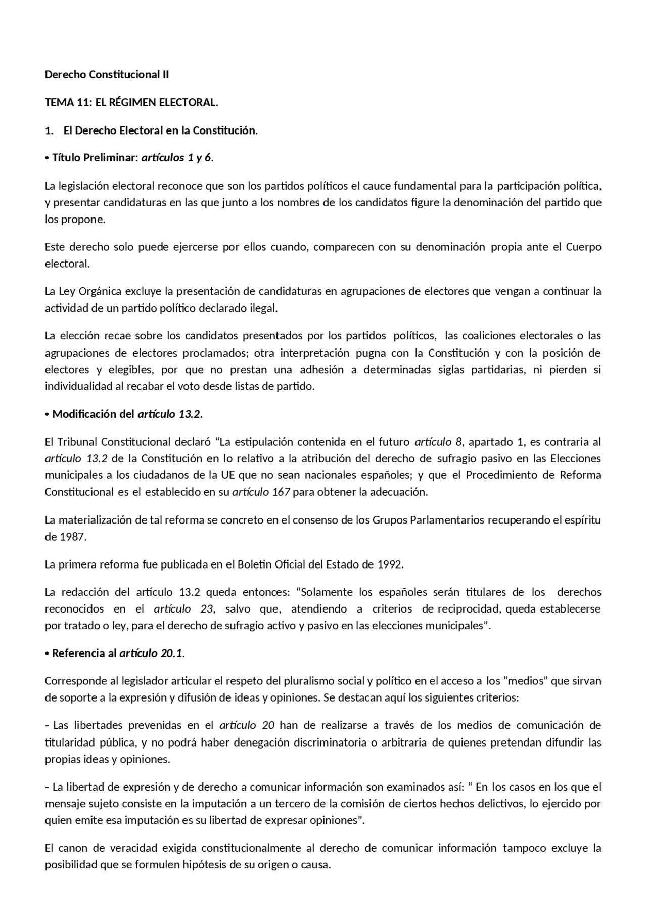 Resumenes De Derecho Constitucional Resúmenes De Derecho