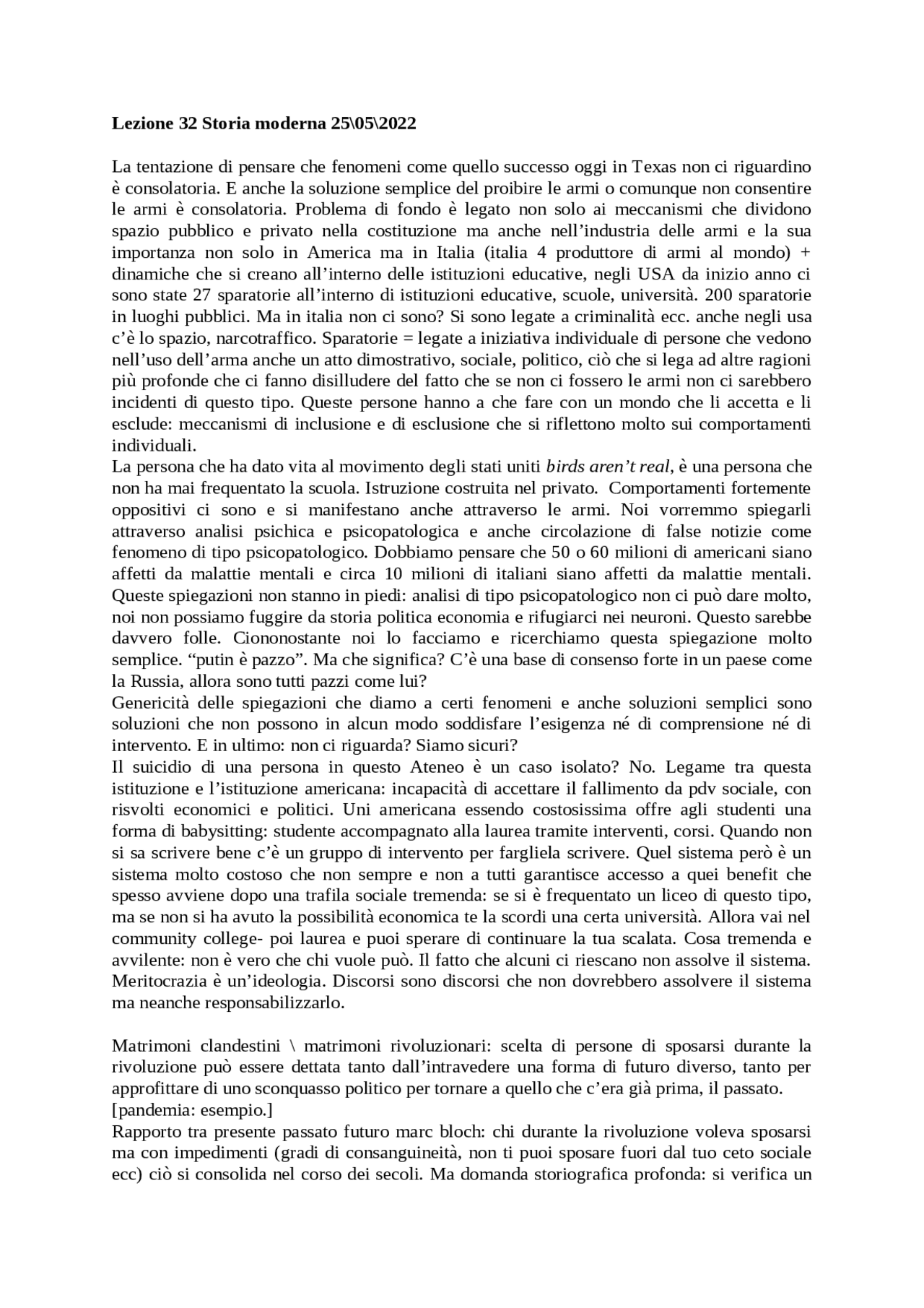 Lezione 32 Storia Moderna Appunti Di Storia Moderna Docsity