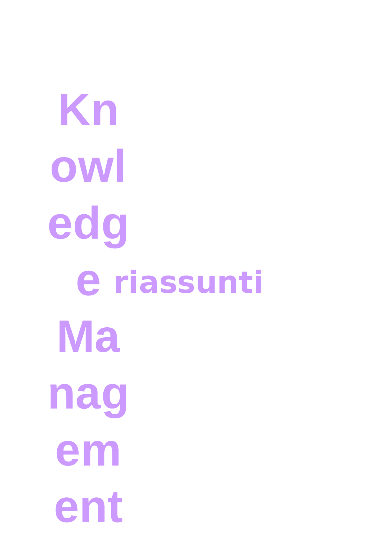 Riassunti lezione + libro di Knowledge management, prof.ssa Paniccia, TorVergata | Appunti di ...