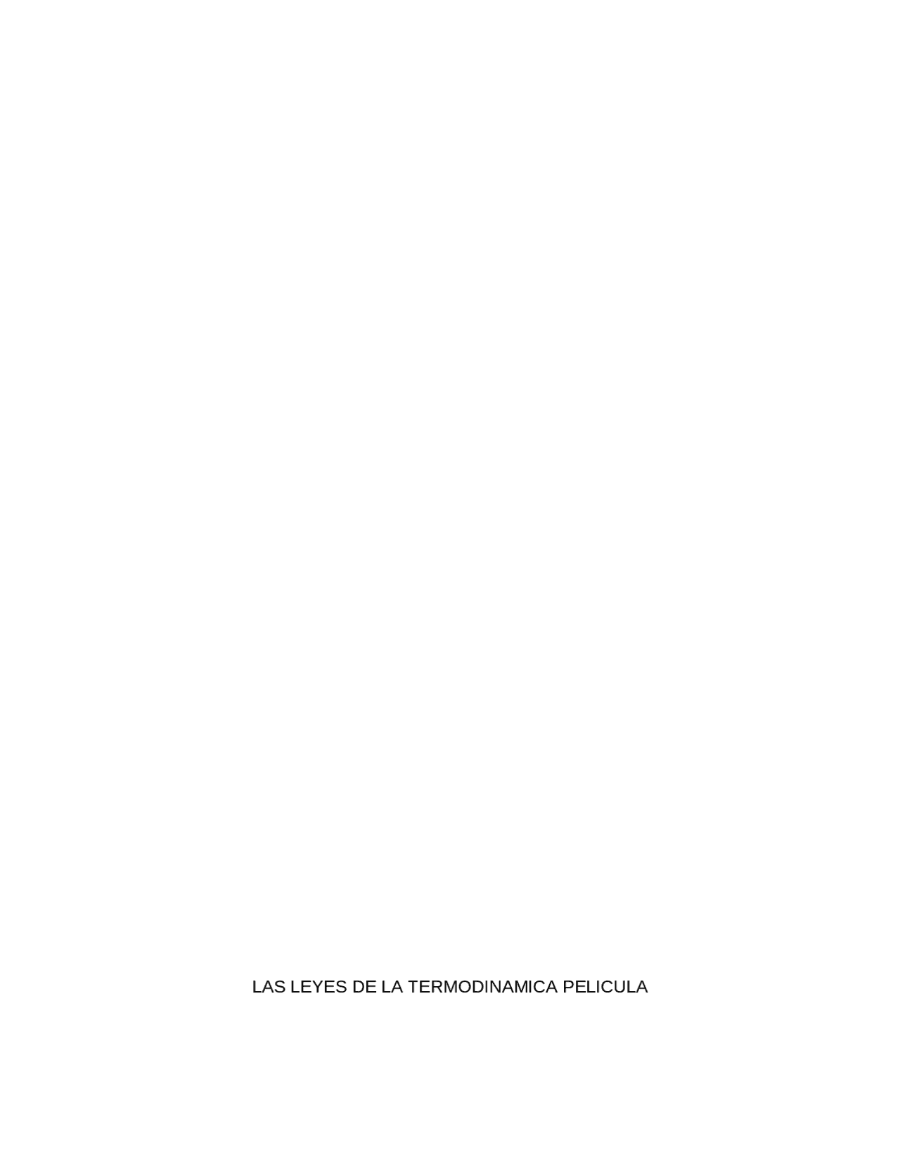 Leyes De La Termodinámica Resúmenes De Física Docsity
