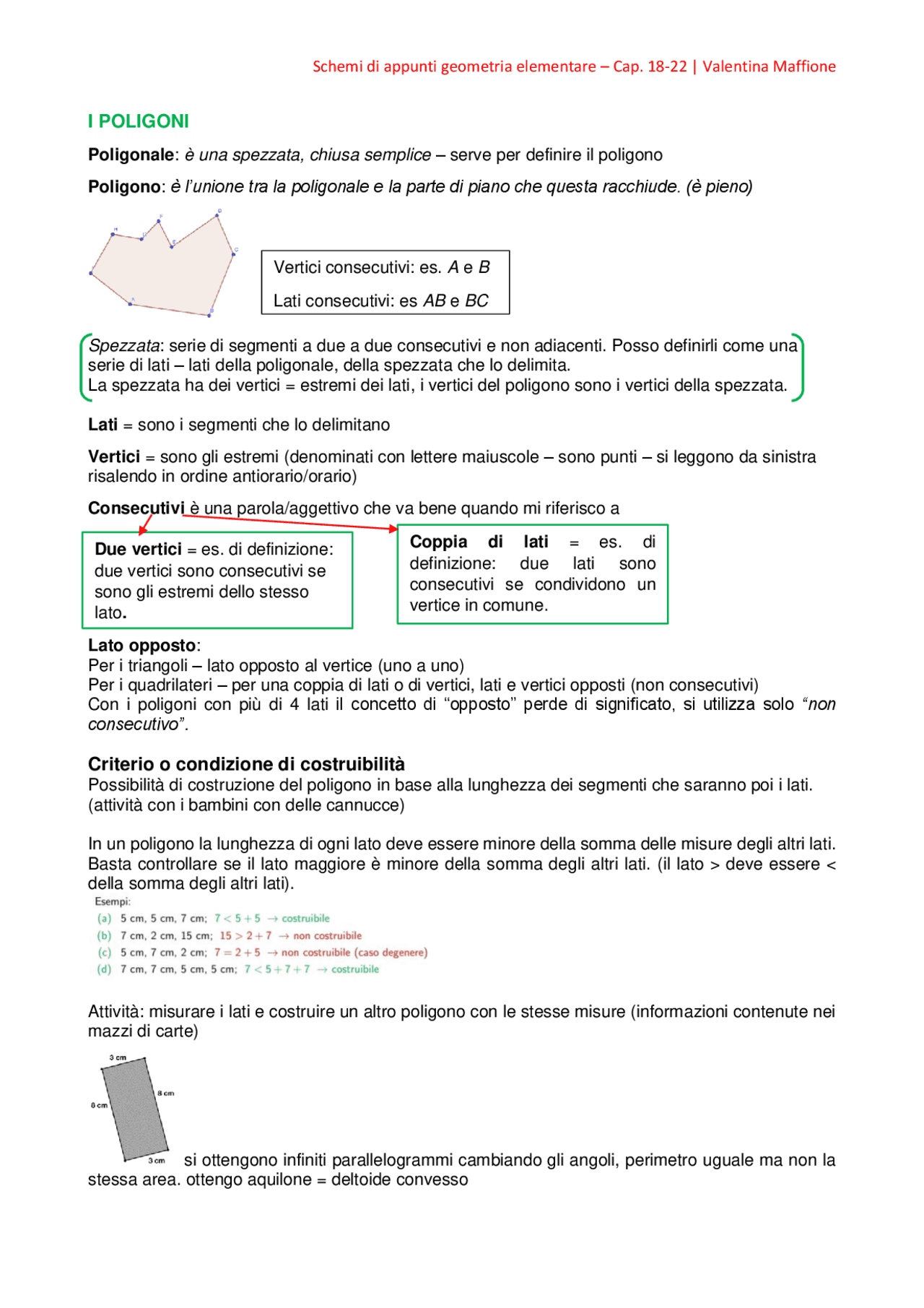 Geometria Elementare Appunti Di Geometria Docsity
