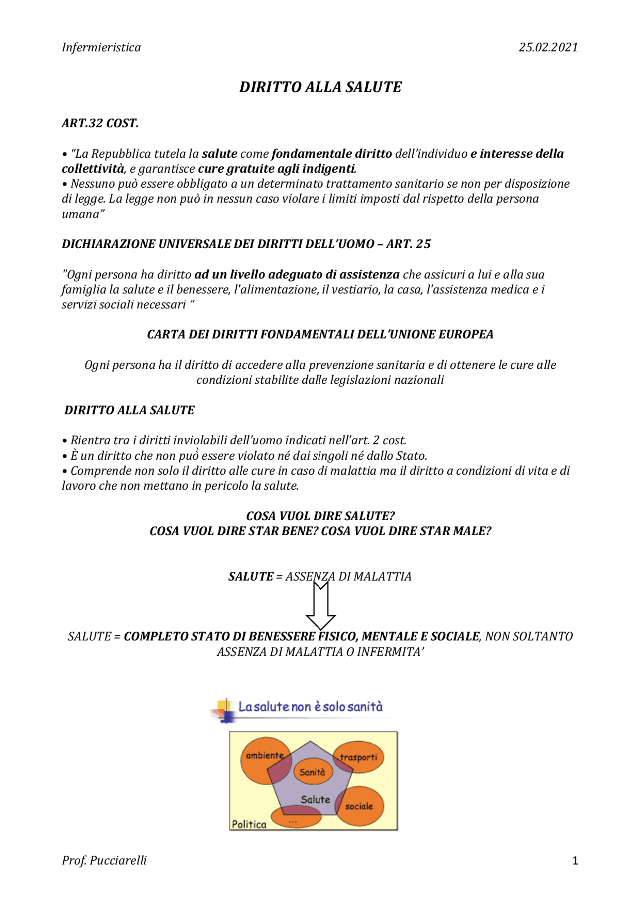Appunti Infermieristica 1 Appunti Di Infermieristica Docsity