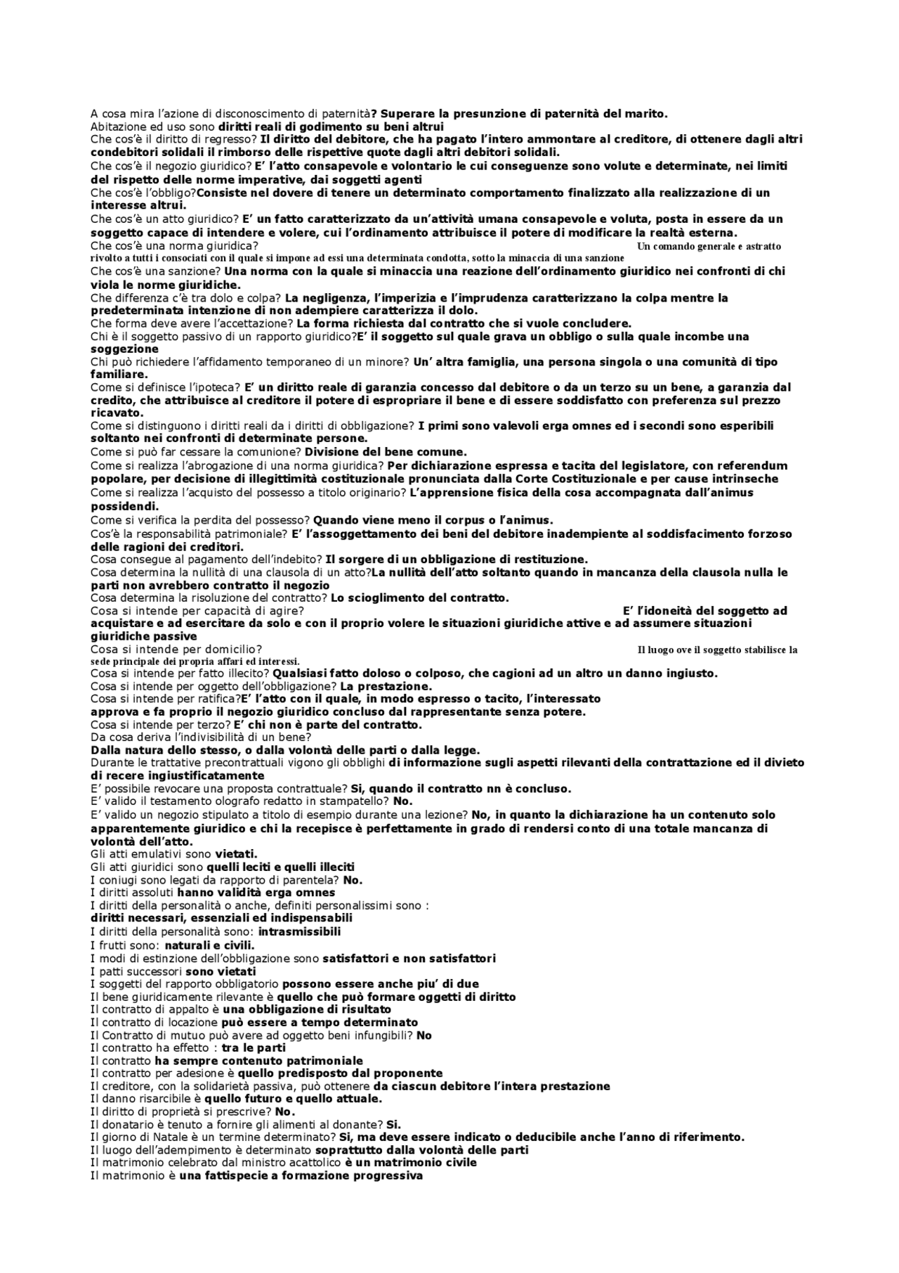 Appunti E Dispese Utili Appunti Di Diritto Docsity