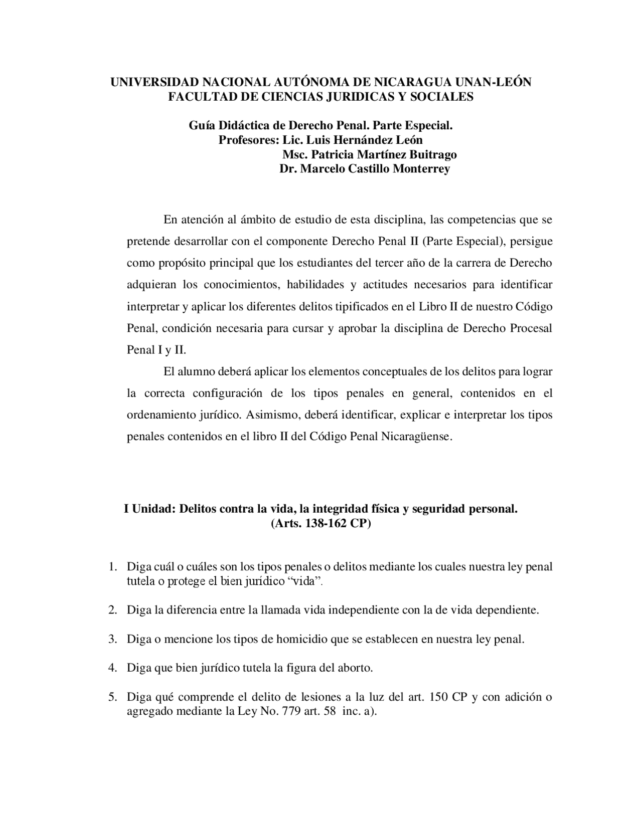 Apuntes Generales De Derecho Apuntes De Derecho Penal Docsity
