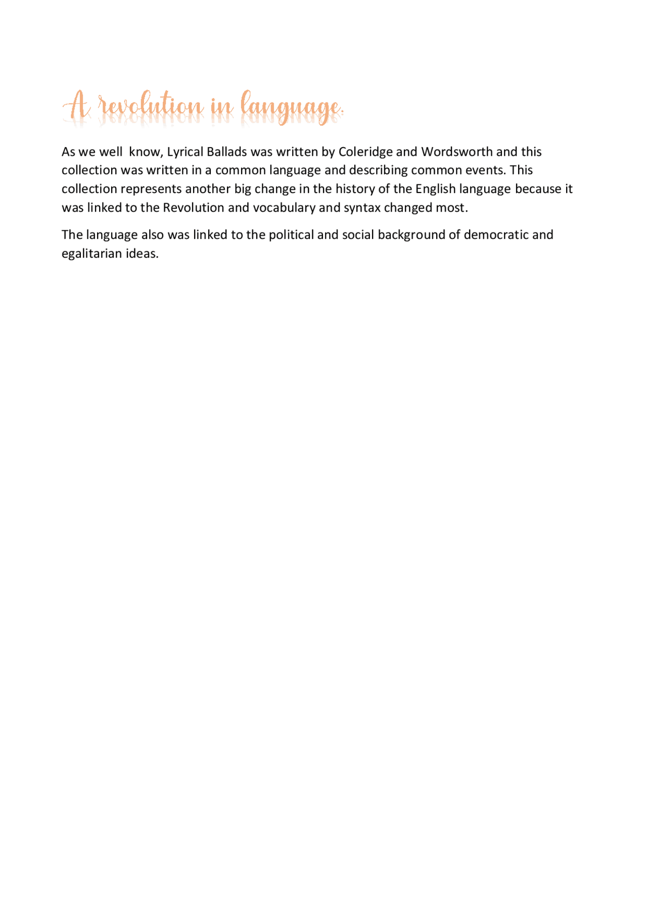 Riassunto Letteratura Inglese Appunti Di Inglese Docsity