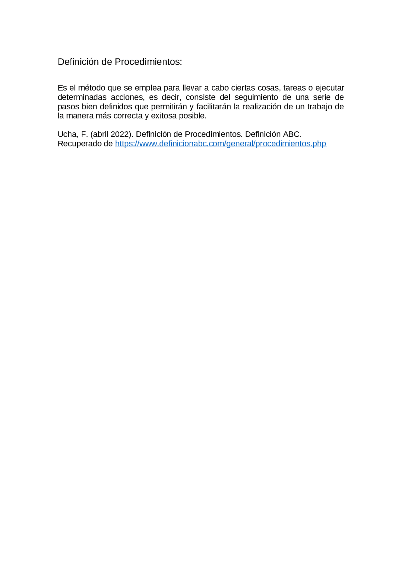 DefiniciÓn De Procedimientos Apuntes De Estructuras Y Procedimientos