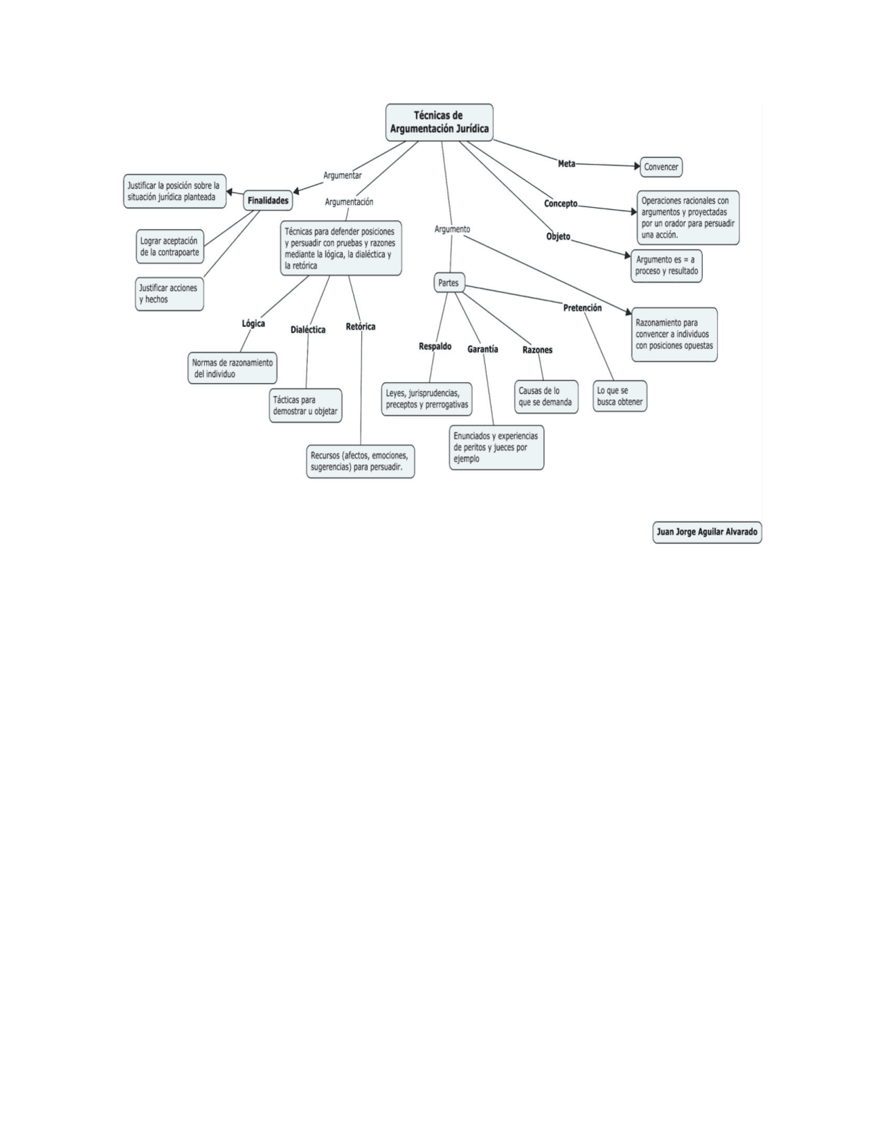Técnicas de Argumentación Jurídica | Esquemas y mapas conceptuales de Lexicología | Docsity