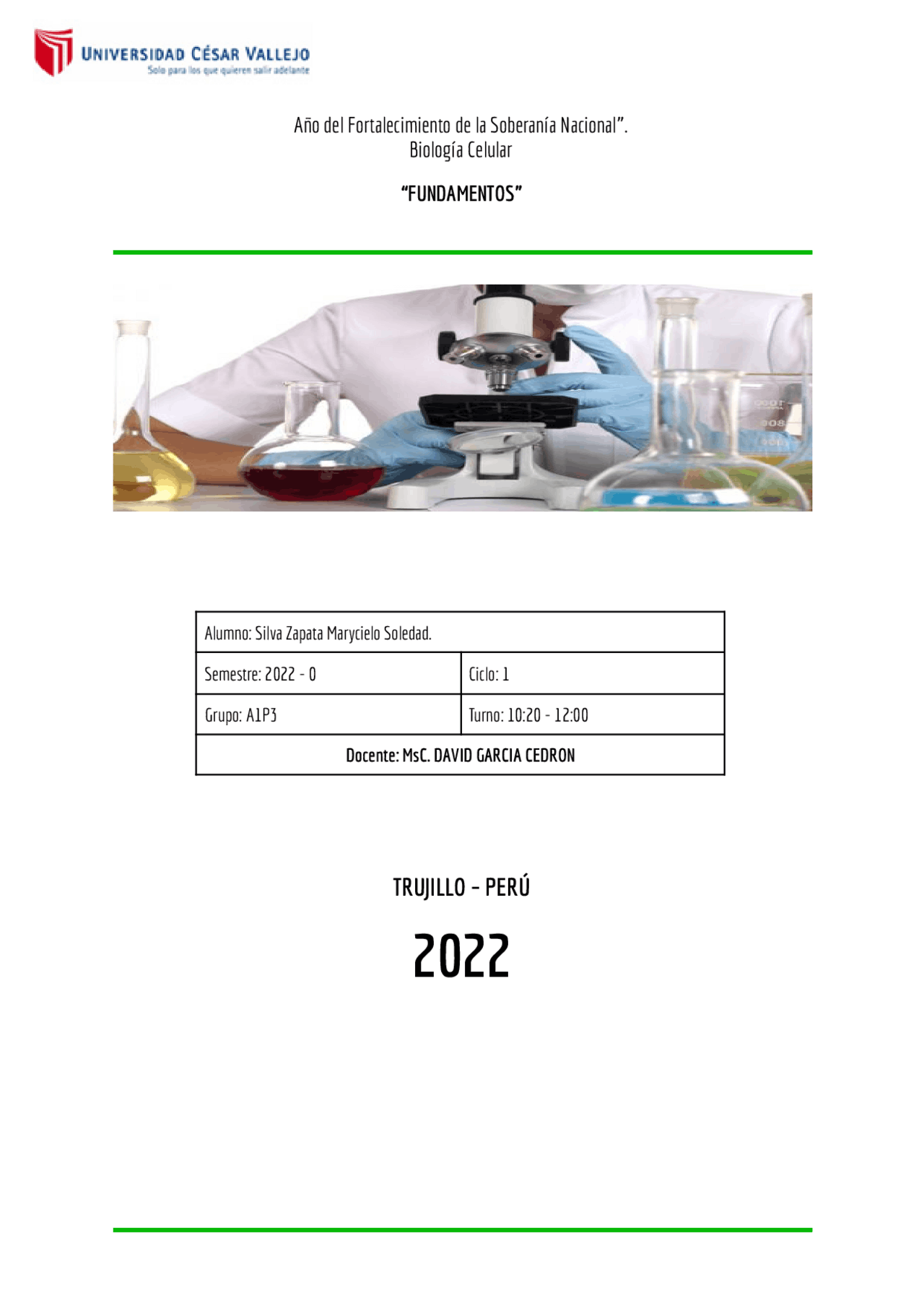 Fundamentos 1 SesiÓn 3pdf Apuntes De Biología Docsity