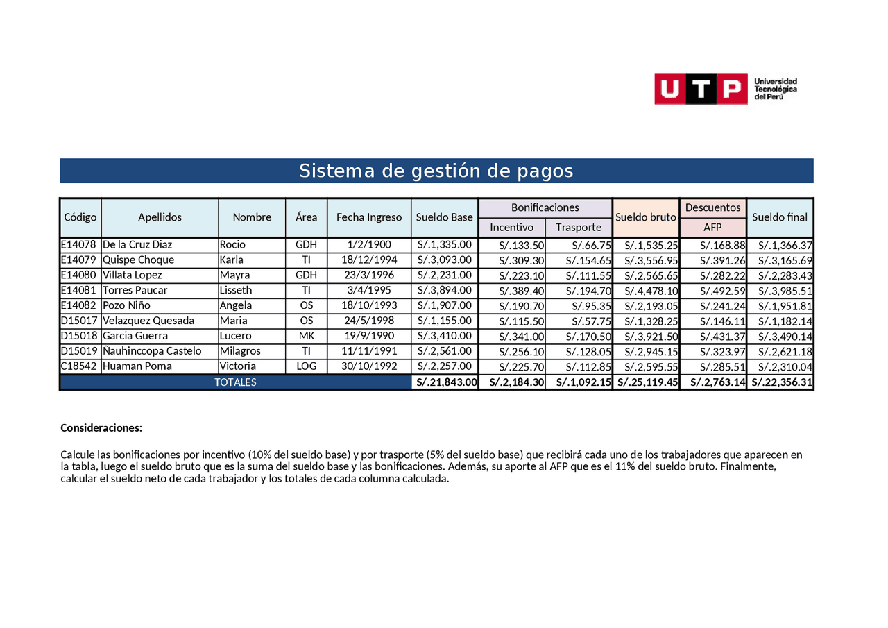 Excel y uso de comandos | Ejercicios de Competencias en MS Microsoft Excel | Docsity
