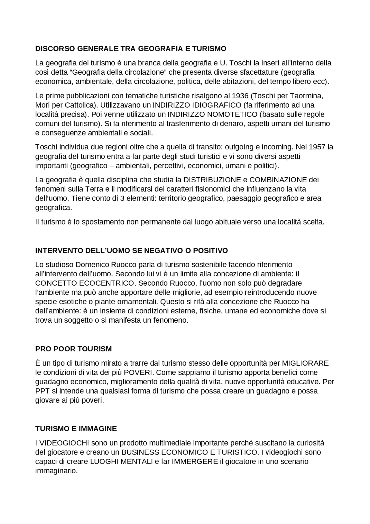 Domande e risposte comuni dell'esame di geografia del turismo | Prove d'esame di Geografia Del ...