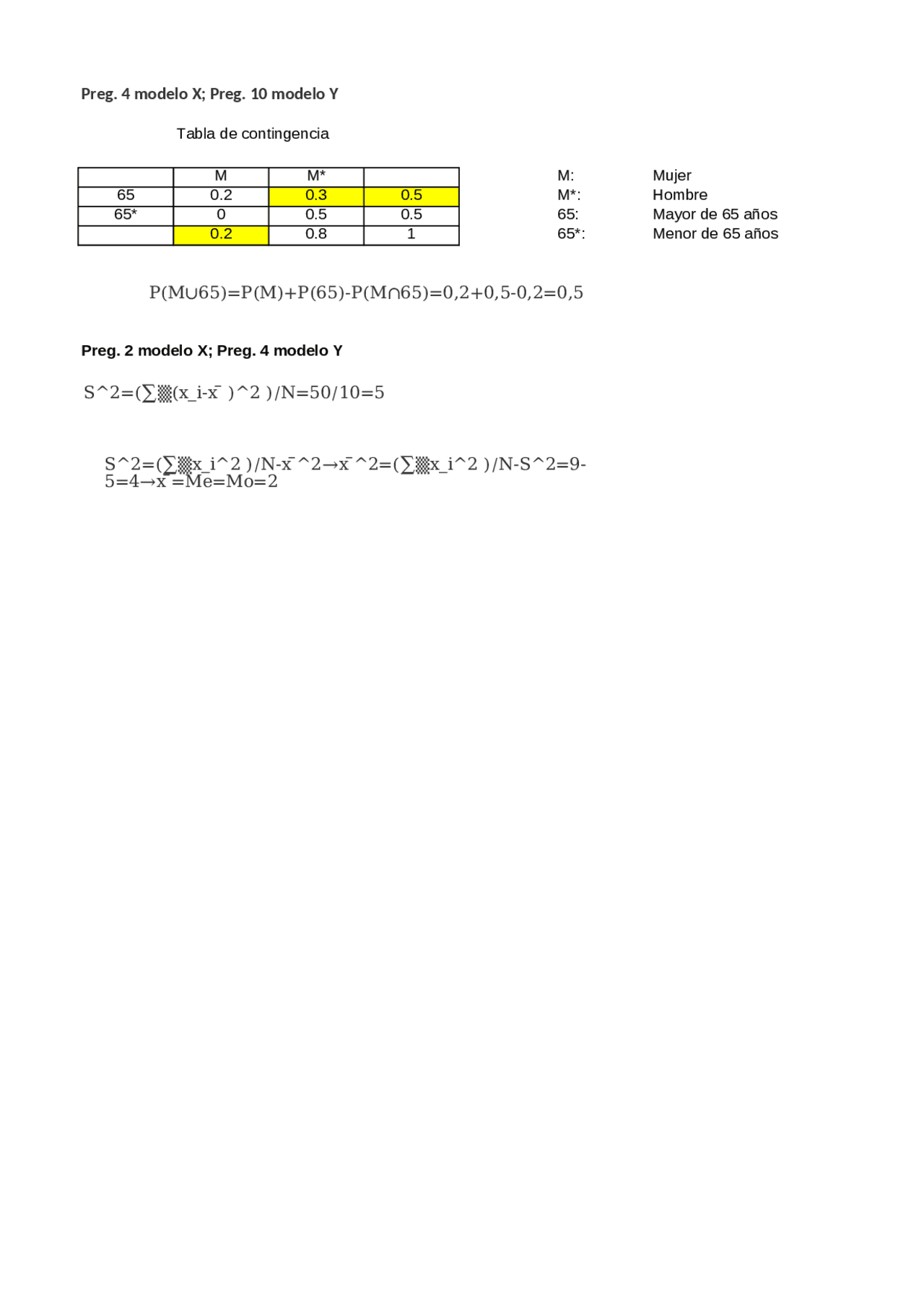 Examen De Estadistica Exámenes De Estadística Empresarial Docsity