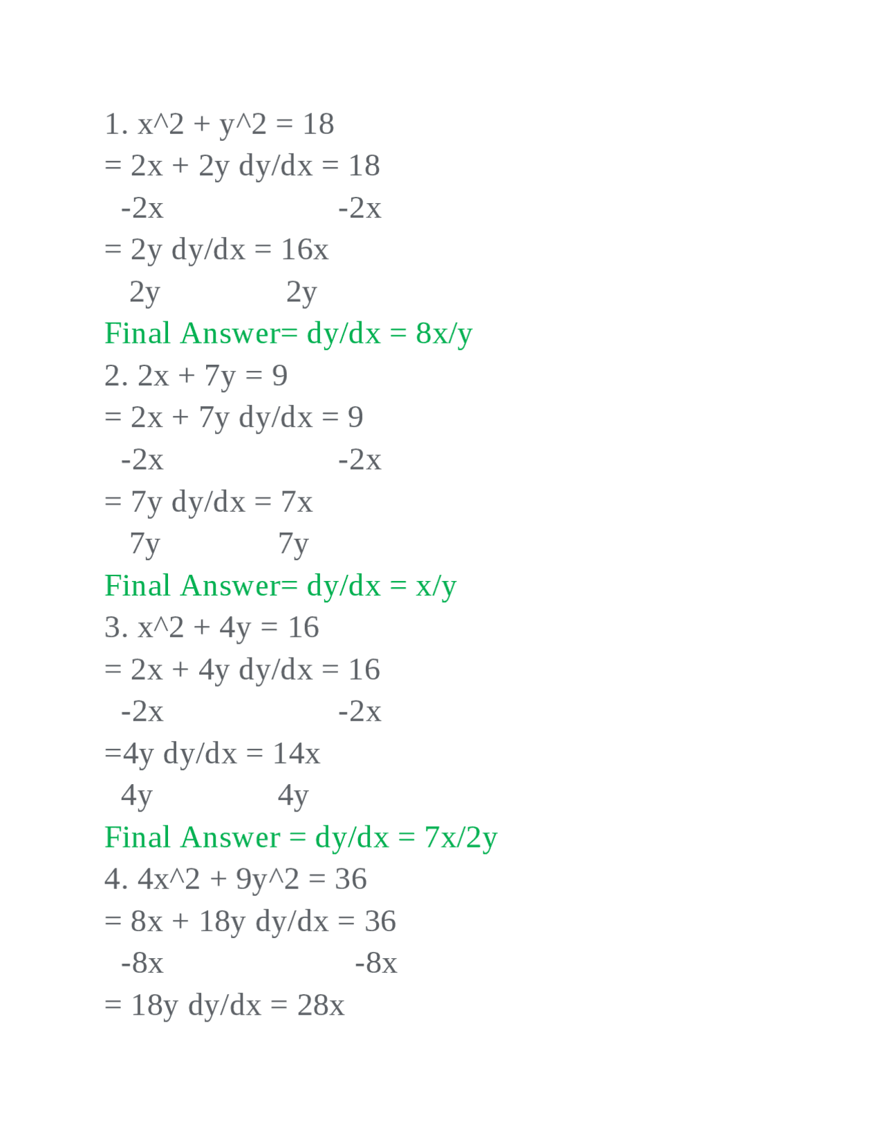 Drill For Antiderivatives Summaries Mathematics Docsity