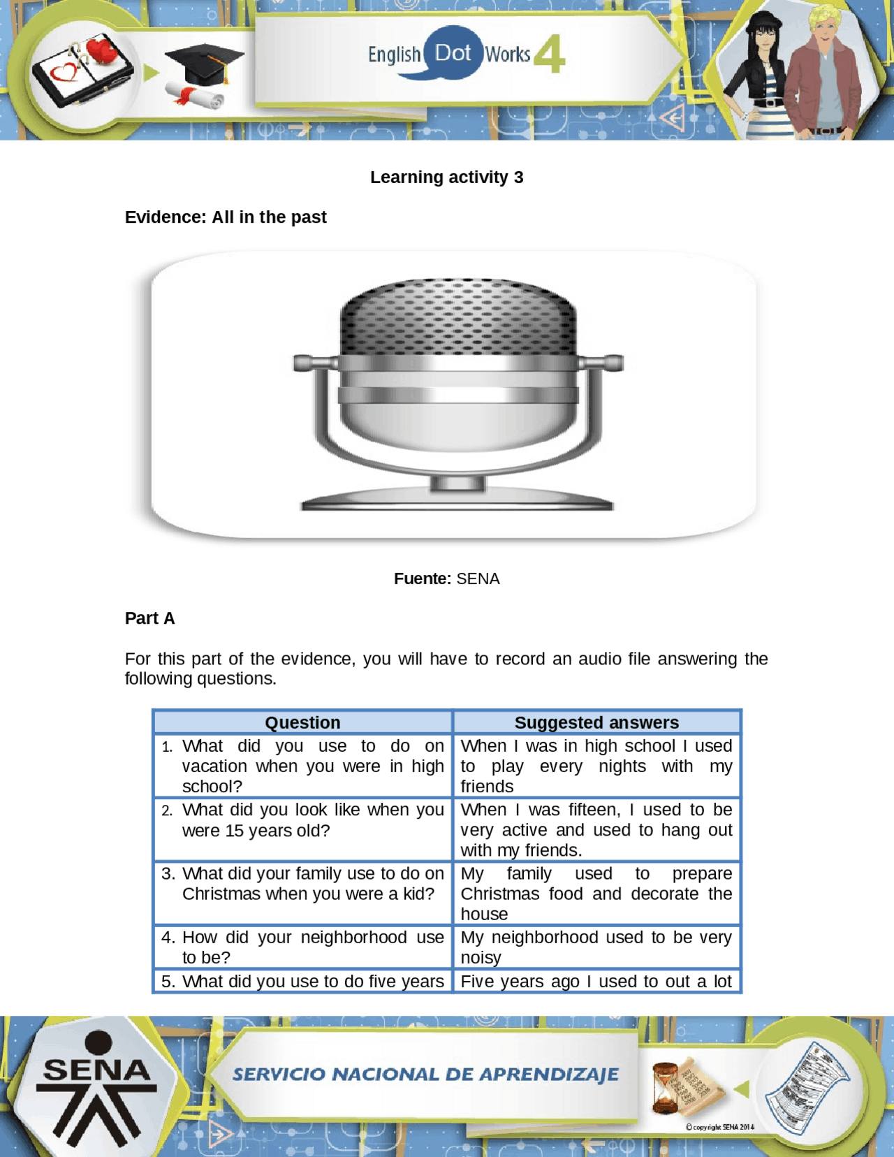 Actividades De Igles Ejercicios De Idioma Inglés Docsity