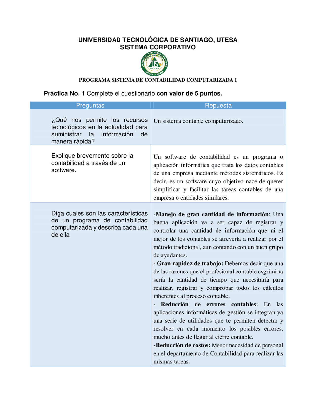 Términos De Contabilidad Computarizada Monografías Ensayos De