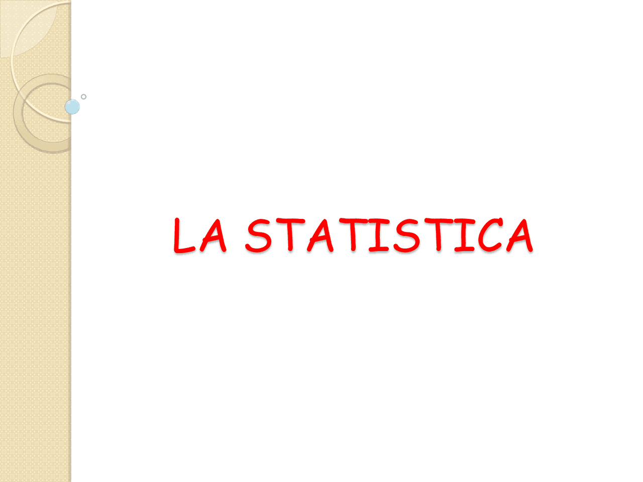 Statistica Riassunti Di Statistica Slide Di Matematica Docsity